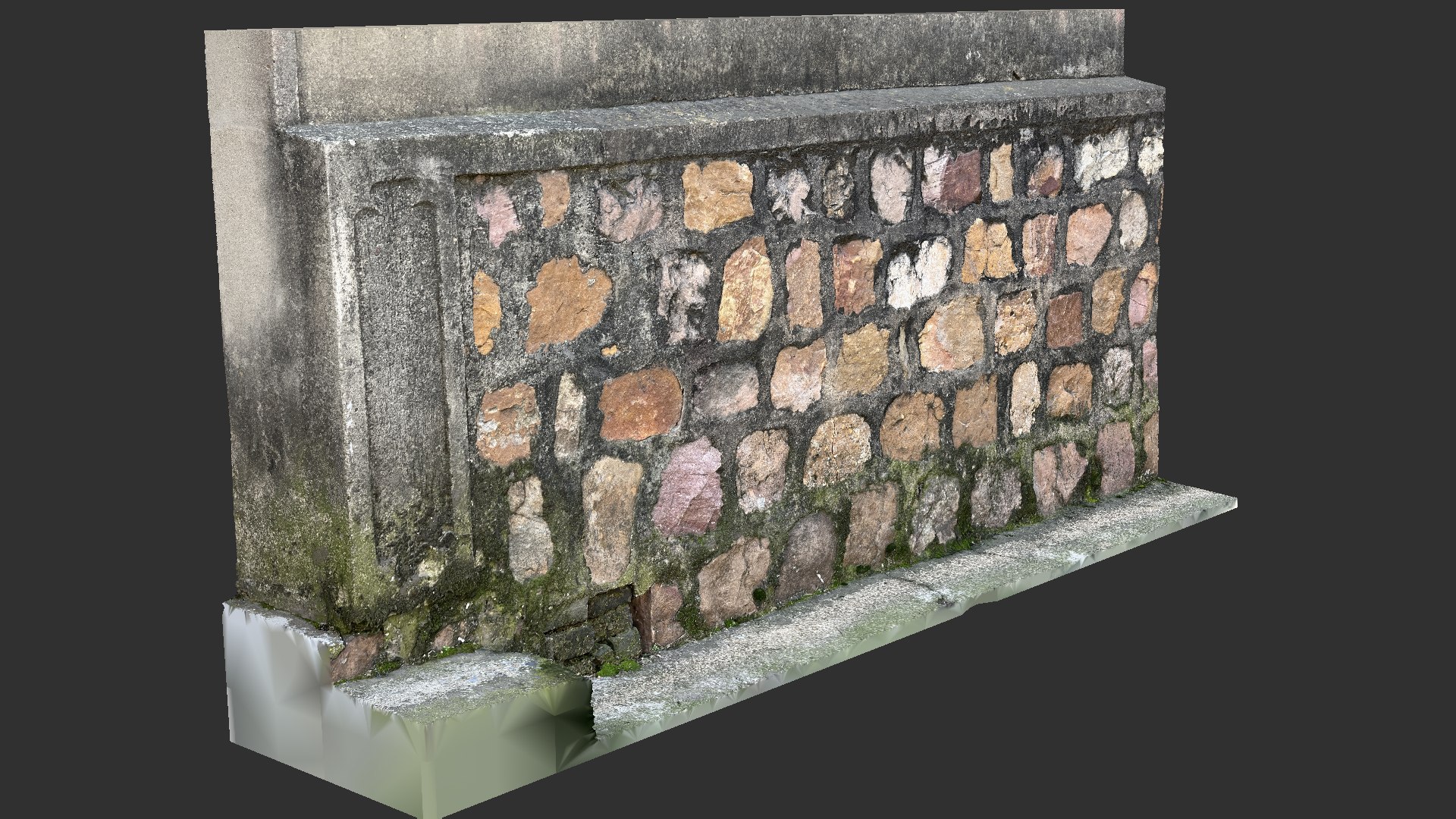 A stone wall 3d scan 3D - TurboSquid 2000116