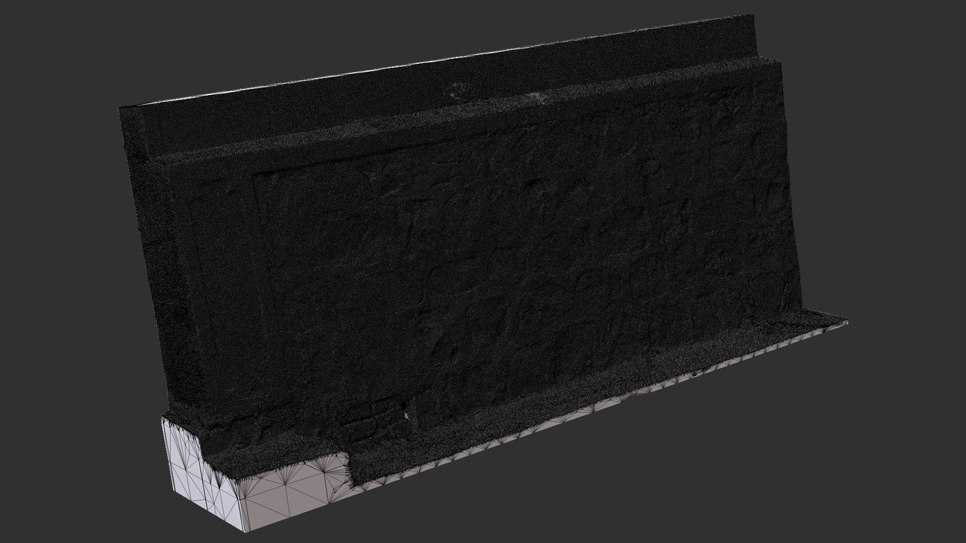 A stone wall 3d scan 3D - TurboSquid 2000116