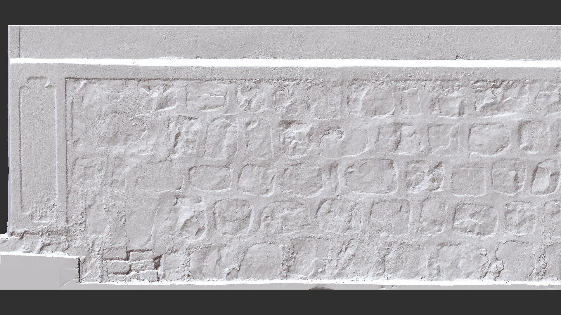 A stone wall 3d scan 3D - TurboSquid 2000116