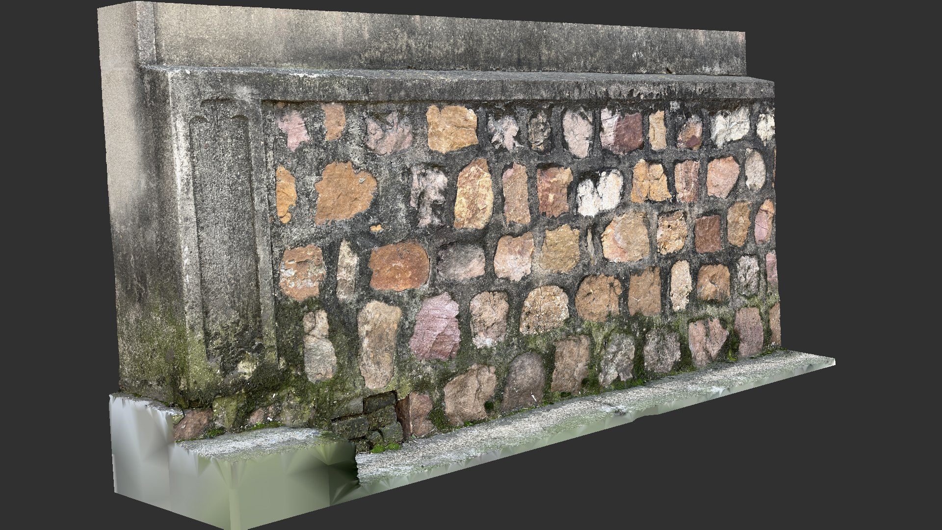 A stone wall 3d scan 3D - TurboSquid 2000116