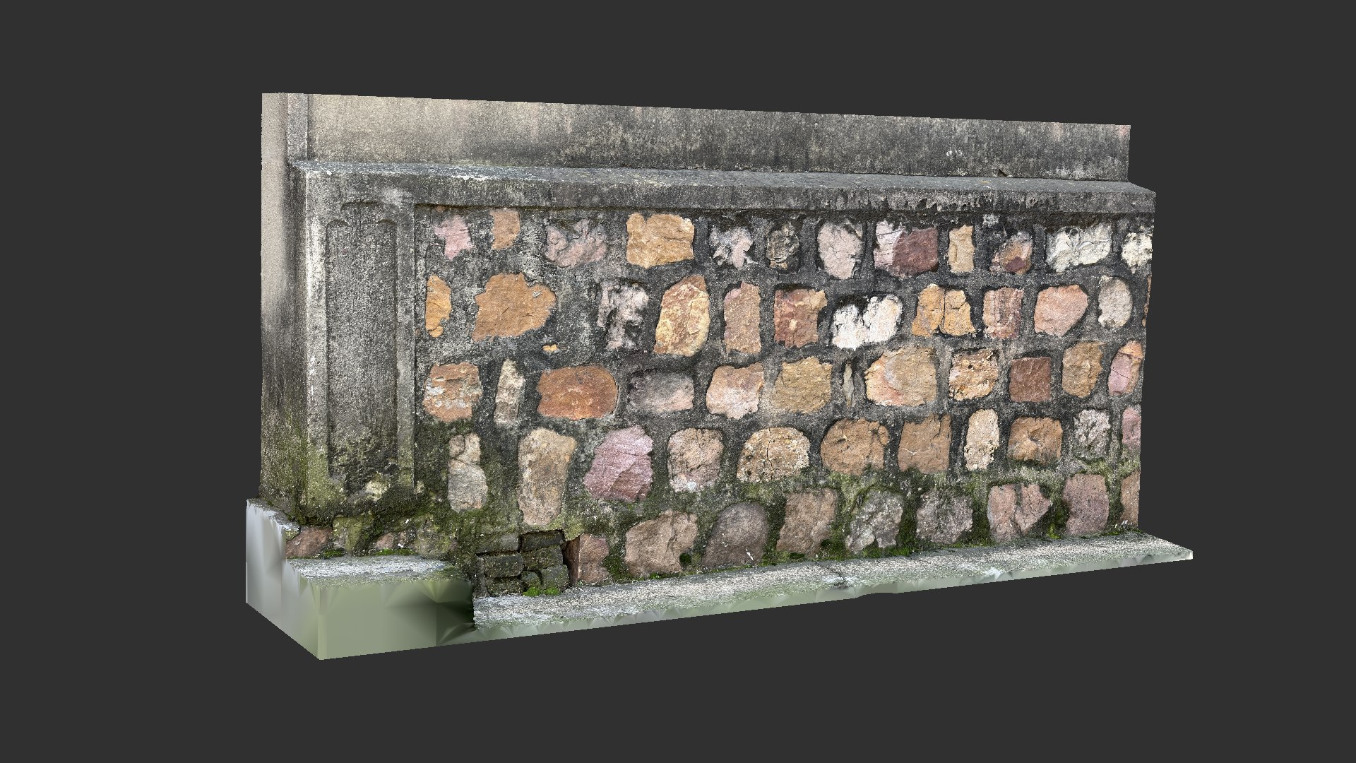 A stone wall 3d scan 3D - TurboSquid 2000116