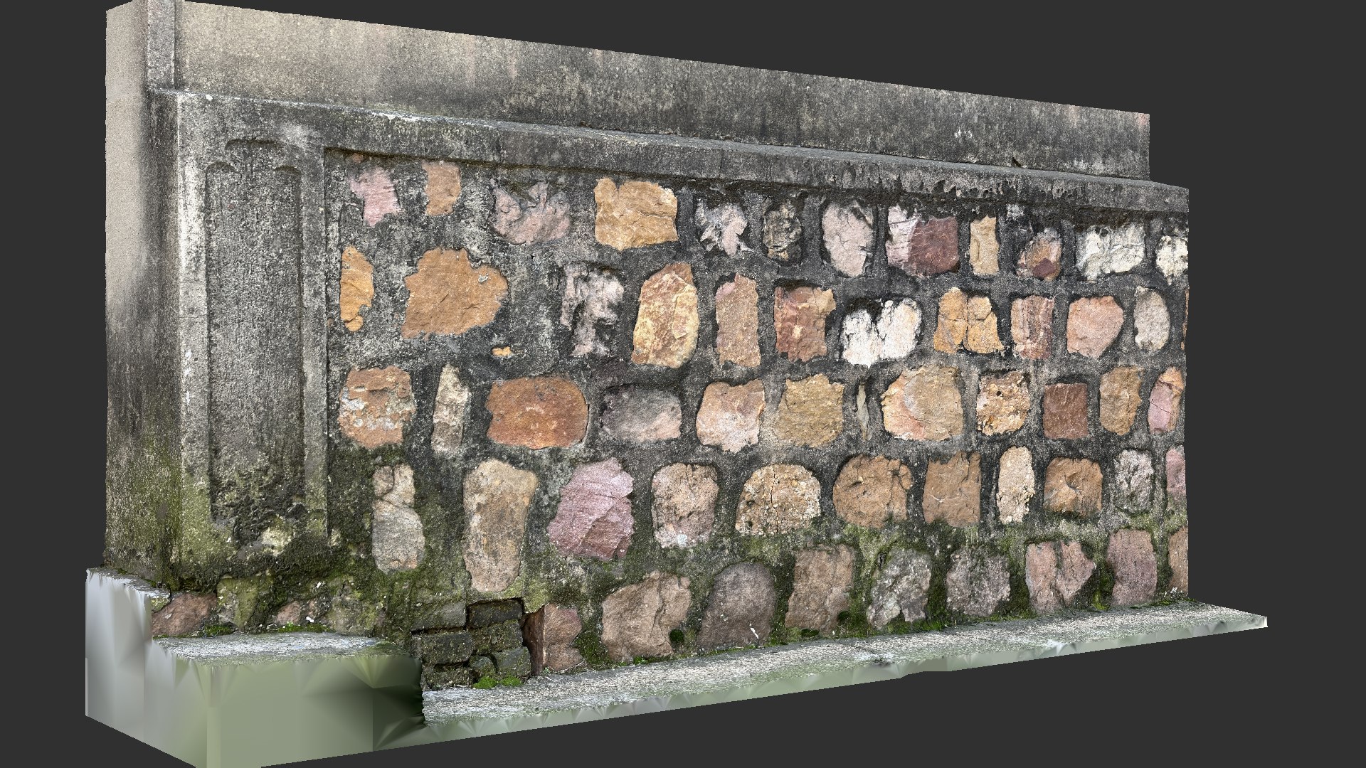 A stone wall 3d scan 3D - TurboSquid 2000116