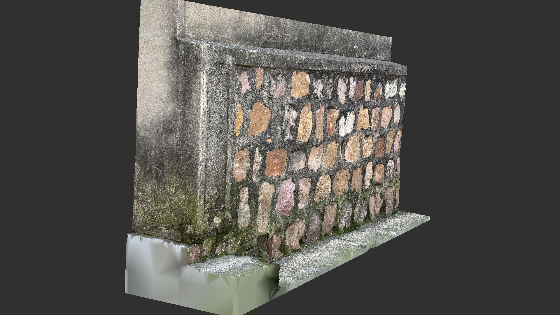 A stone wall 3d scan 3D - TurboSquid 2000116