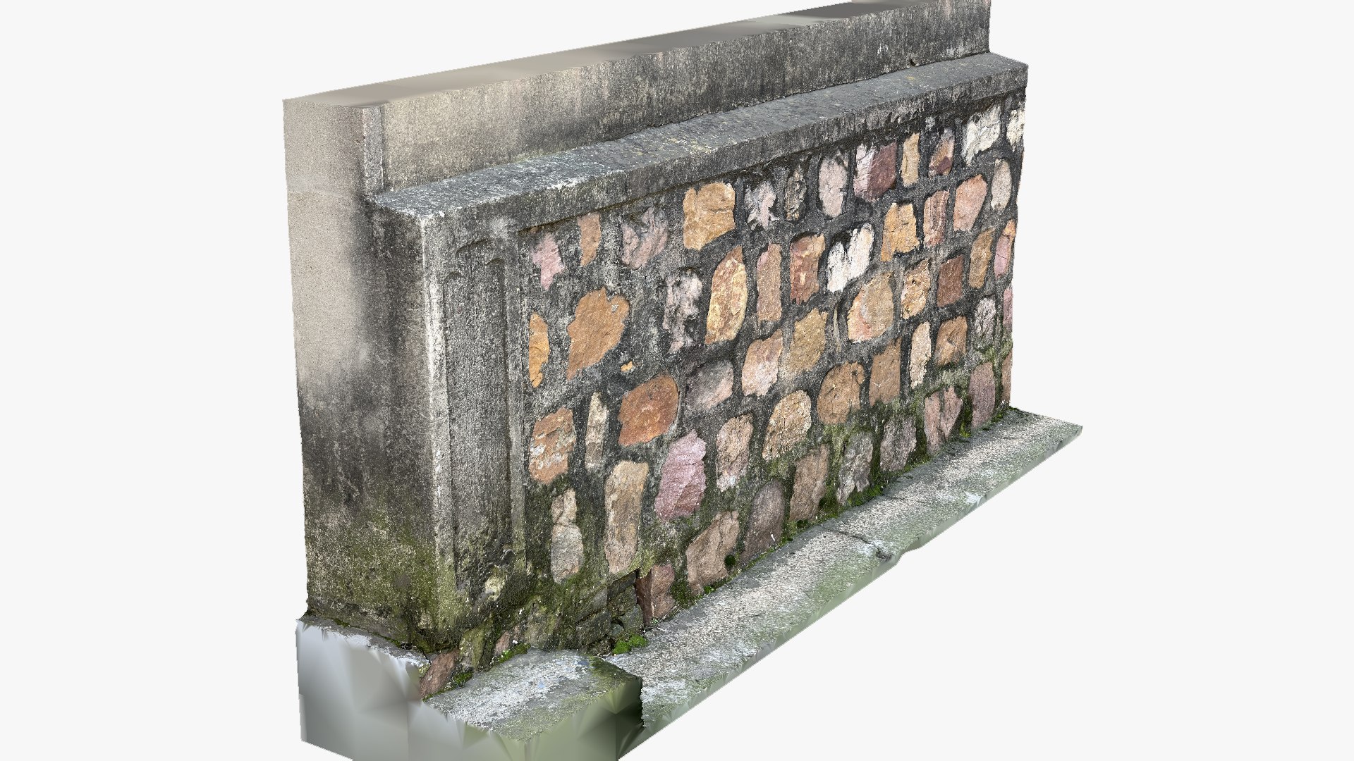 A stone wall 3d scan 3D - TurboSquid 2000116