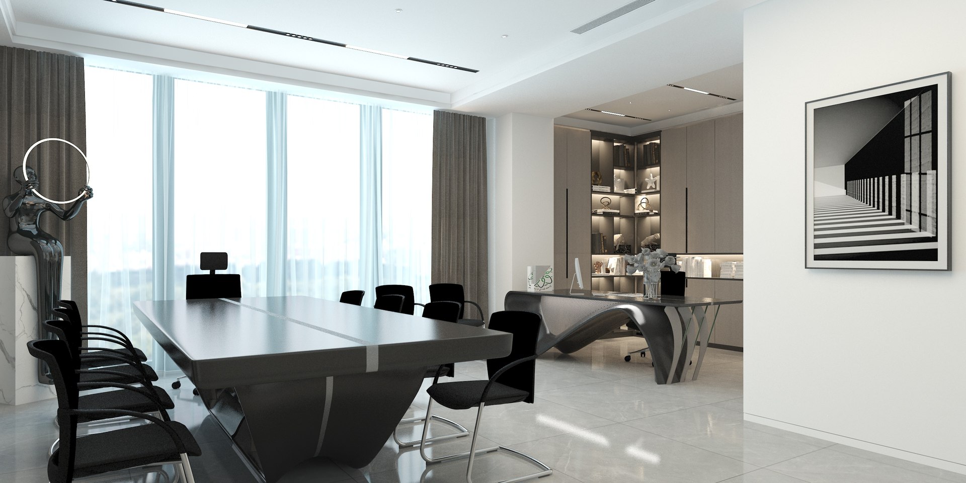 Modern Office 3D - TurboSquid 2129082