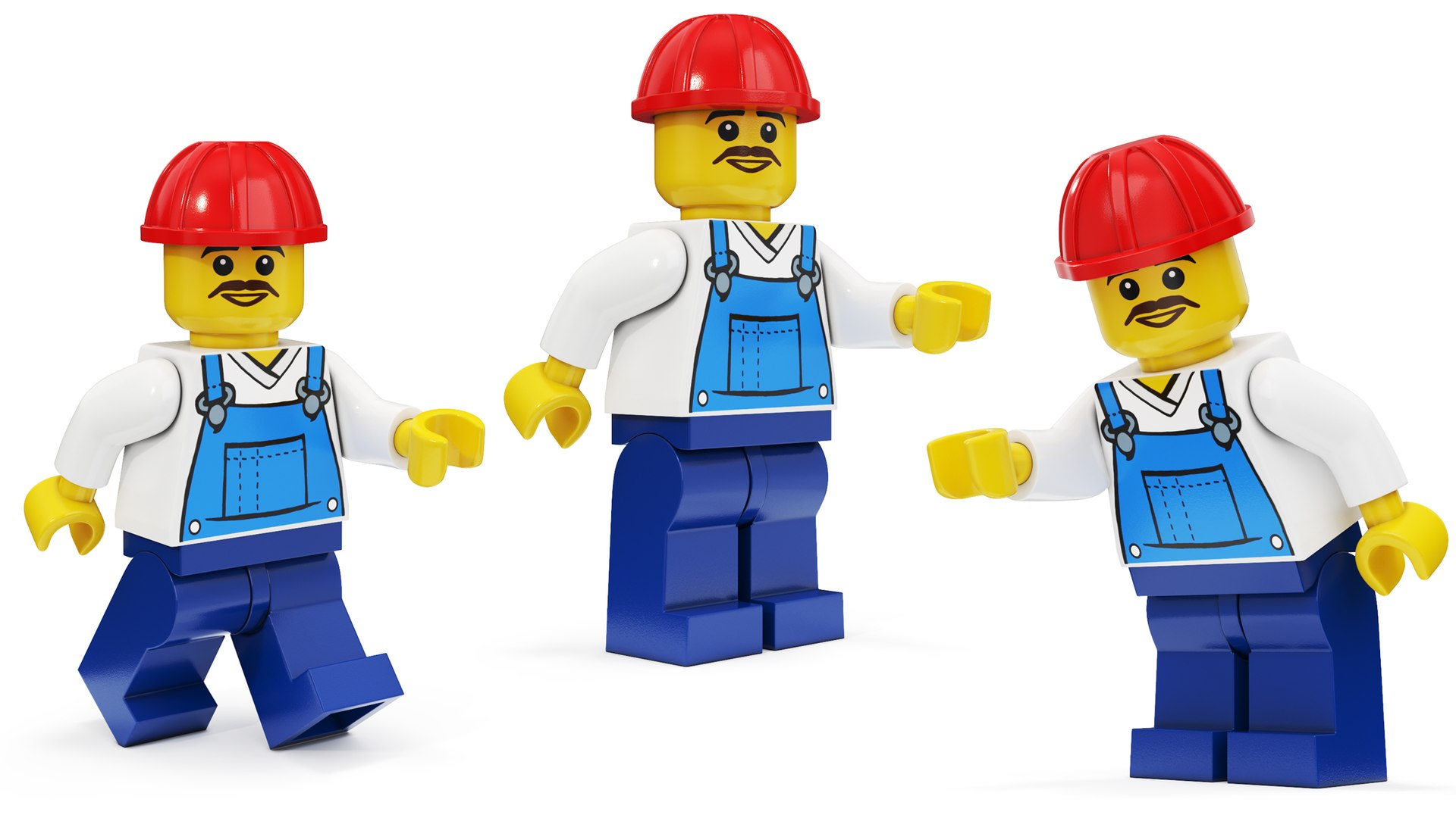 3D Minifigure LEGO Worker Rigged For Cinema 4D - TurboSquid 2295222