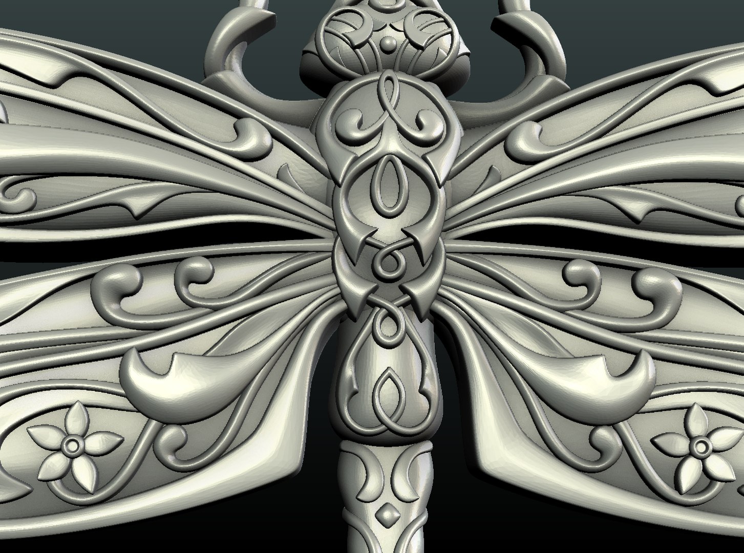 Print Ready Dragonfly 3D Model - TurboSquid 1356146