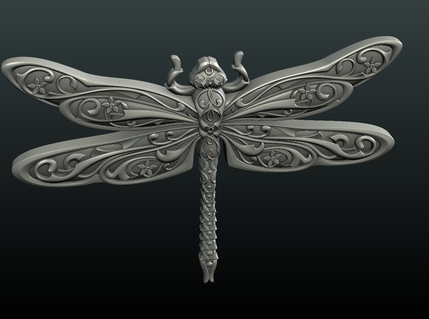 Print Ready Dragonfly 3D Model - TurboSquid 1356146