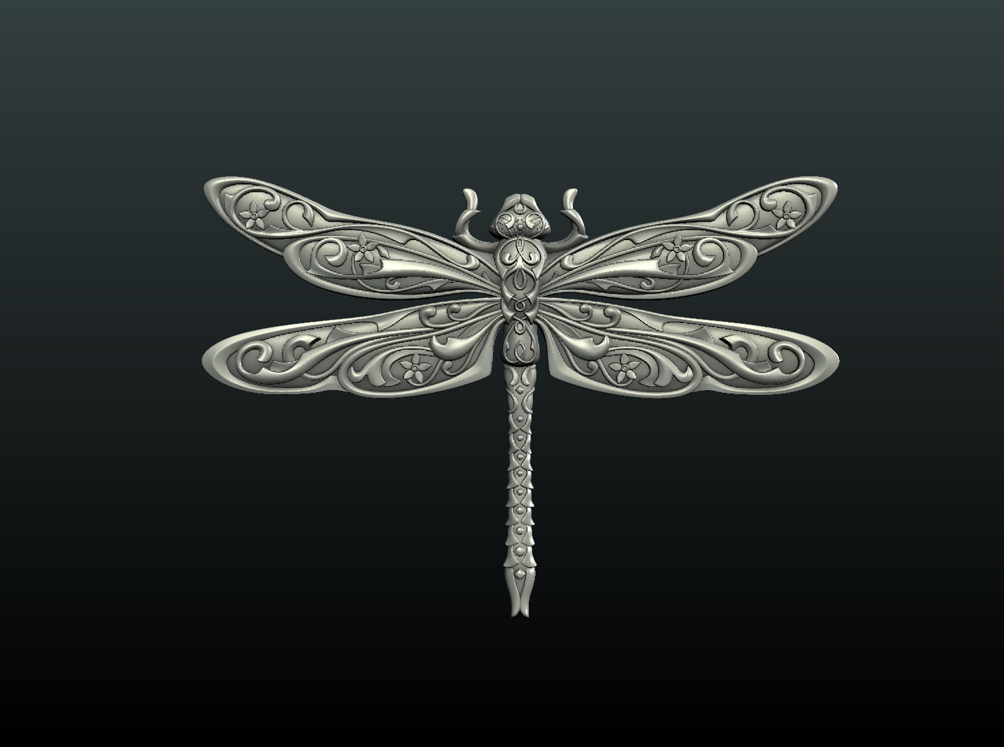 Print Ready Dragonfly 3D Model - TurboSquid 1356146