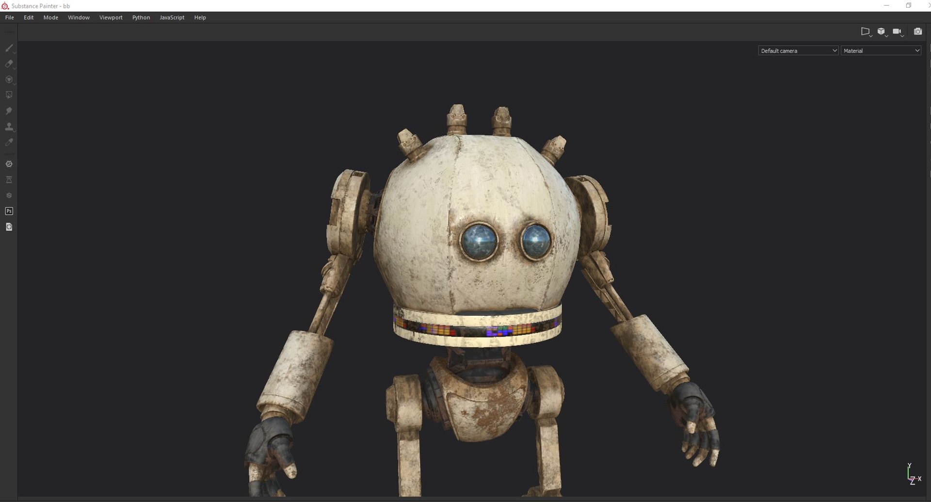 RETRO ROBOT TRON Model - TurboSquid 2412497