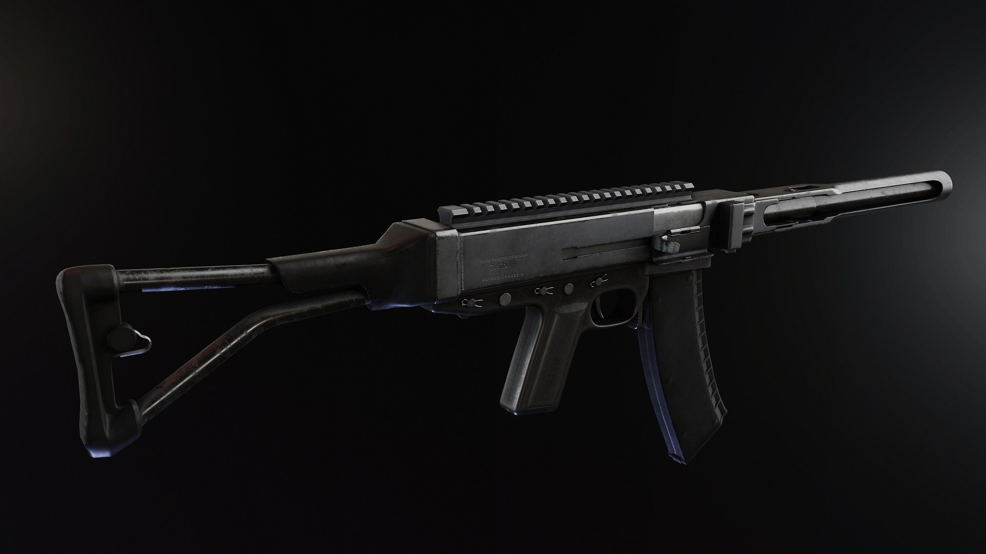 3D Hyde Carbine 1944 model - TurboSquid 1891593