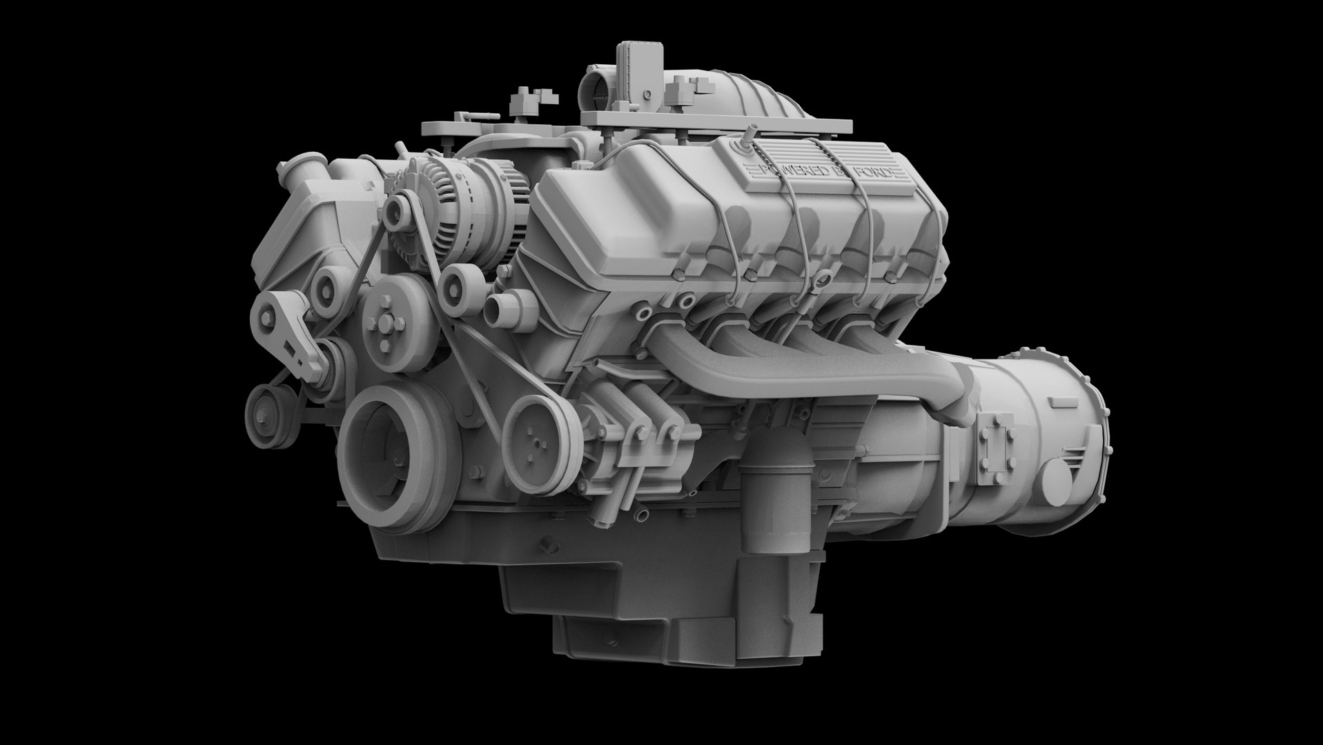 Ford F150 V8 Engine 3D Model - TurboSquid 2307159