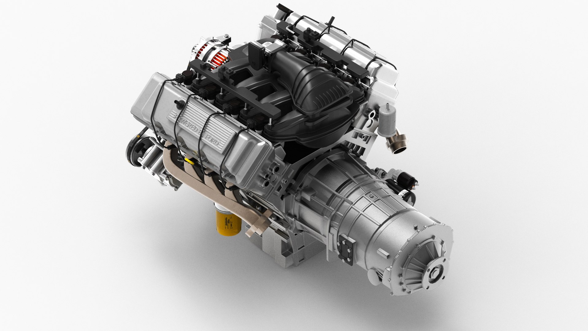 Ford F150 V8 Engine 3D Model - TurboSquid 2307159