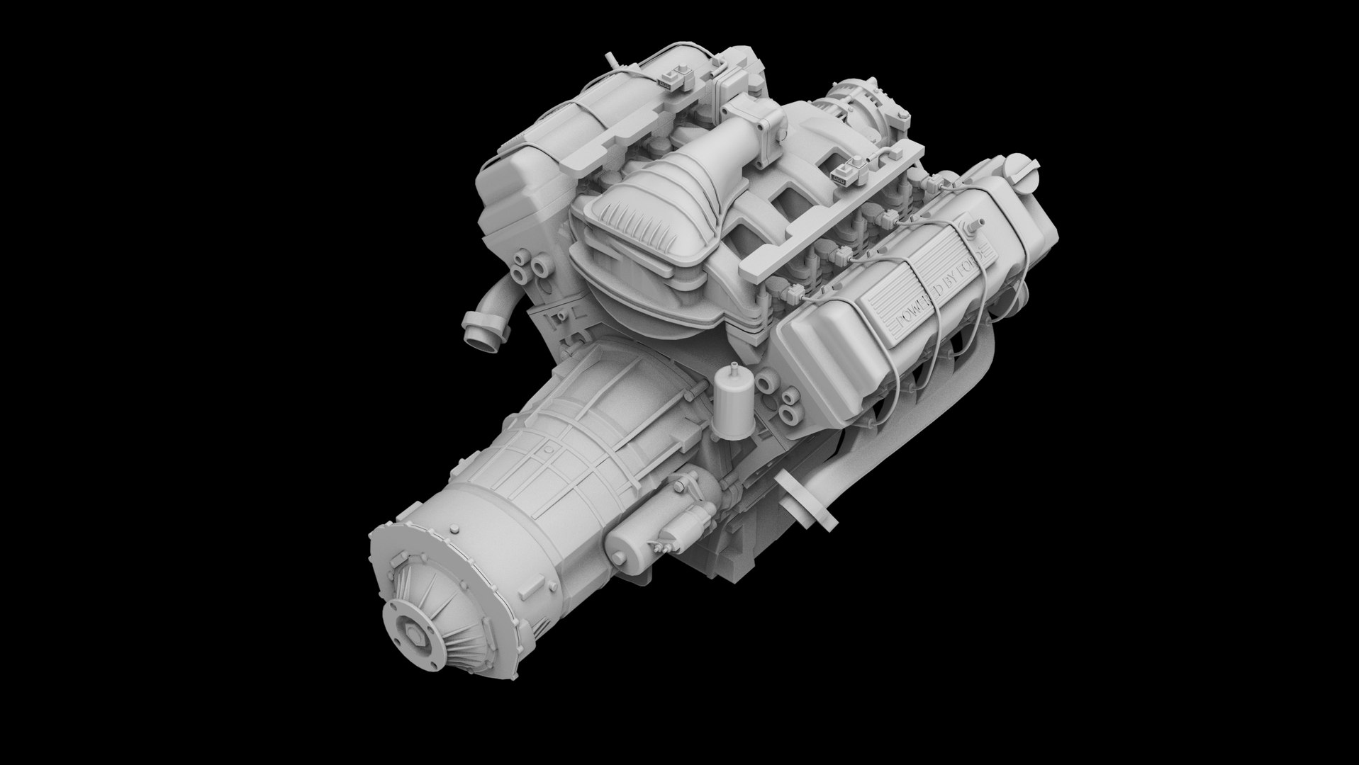 Ford F150 V8 Engine 3D Model - TurboSquid 2307159