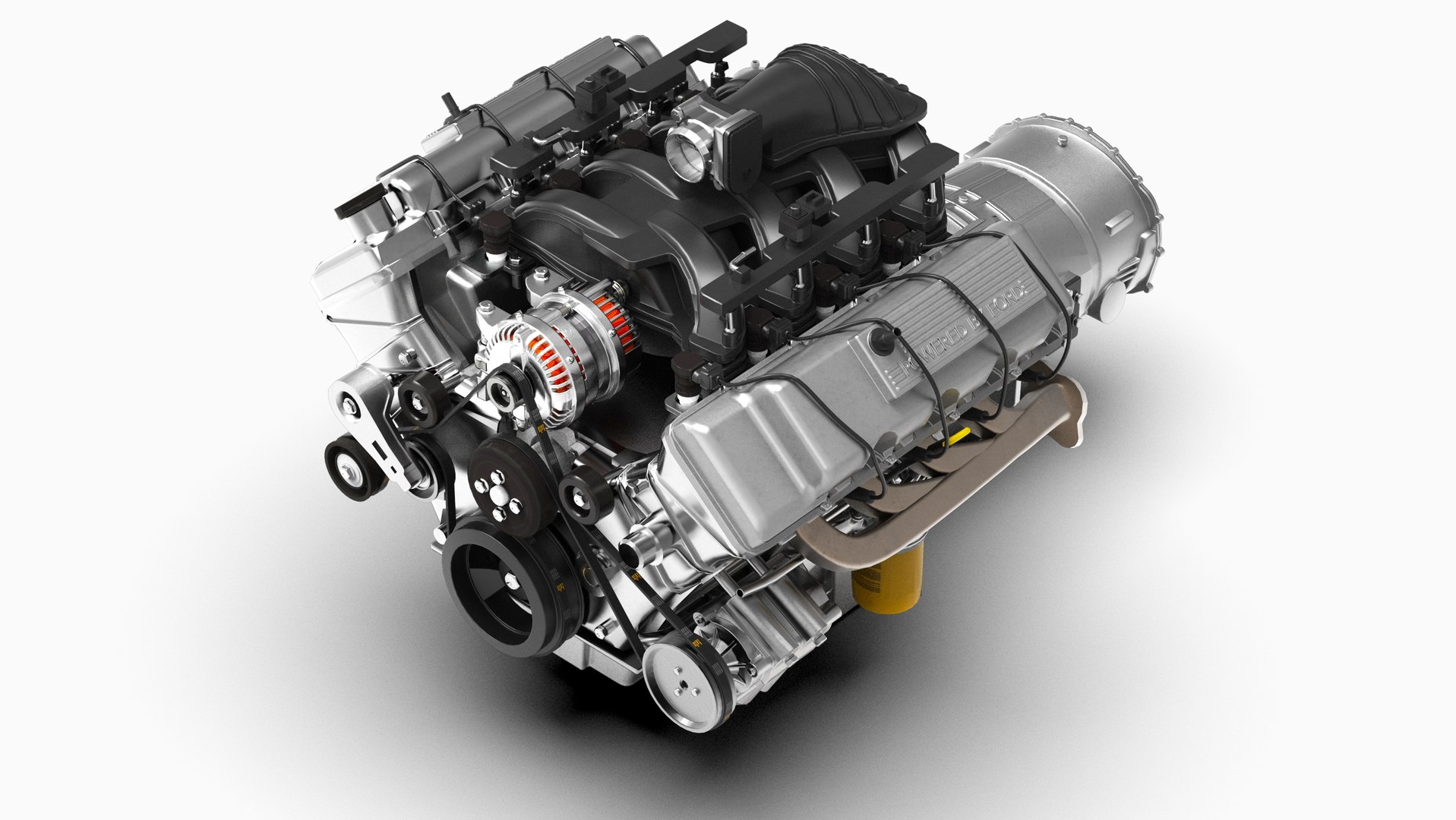 Ford F150 V8 Engine 3D Model - TurboSquid 2307159
