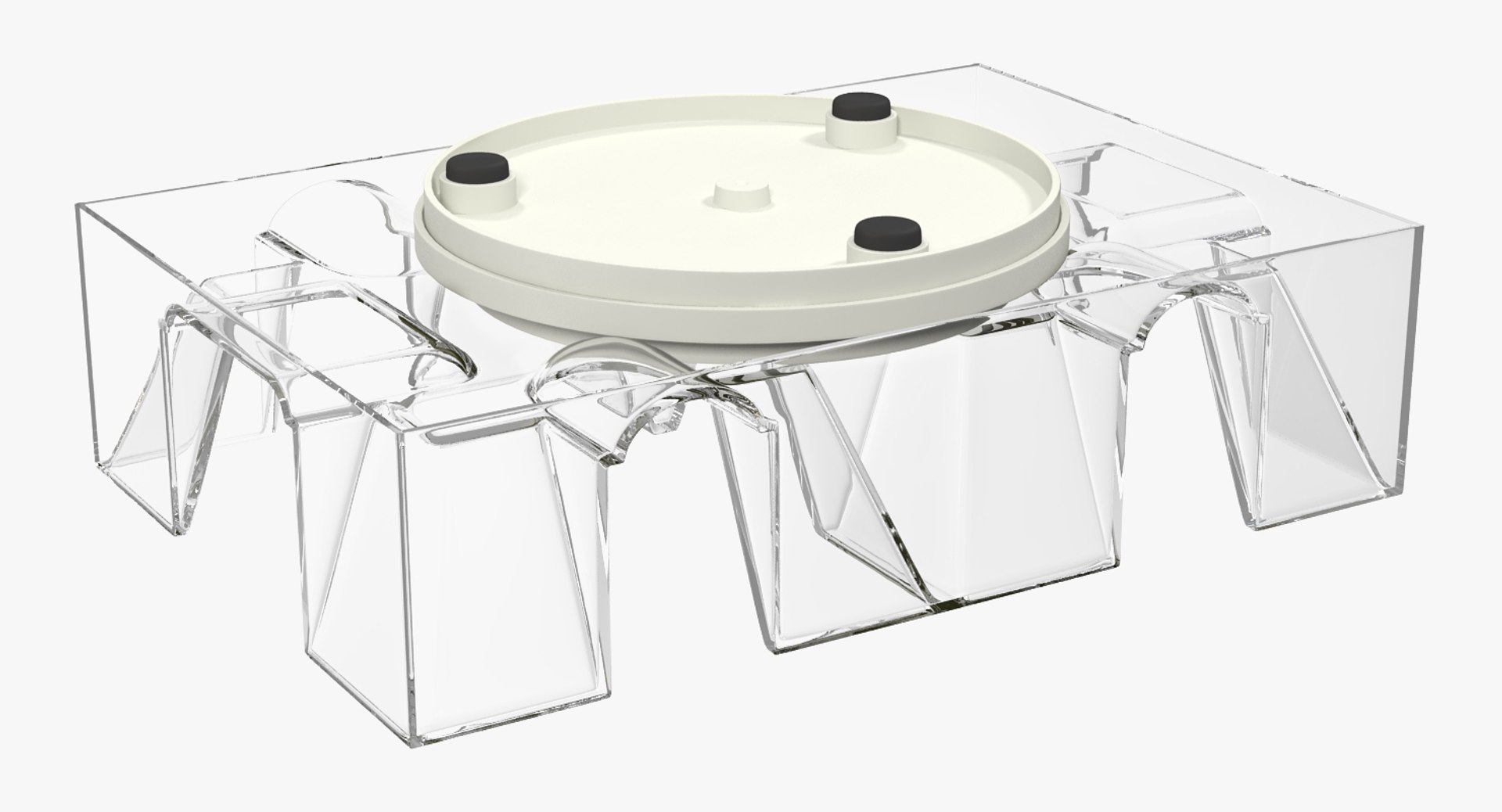 3D Revolving Dual Tray Holder - TurboSquid 1344056