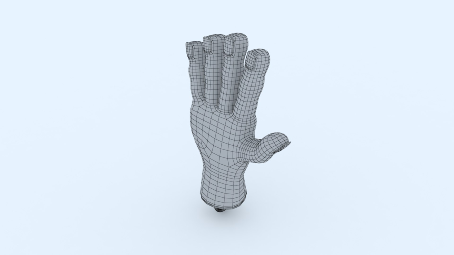 Hand Keychain 3D Model - TurboSquid 1892280