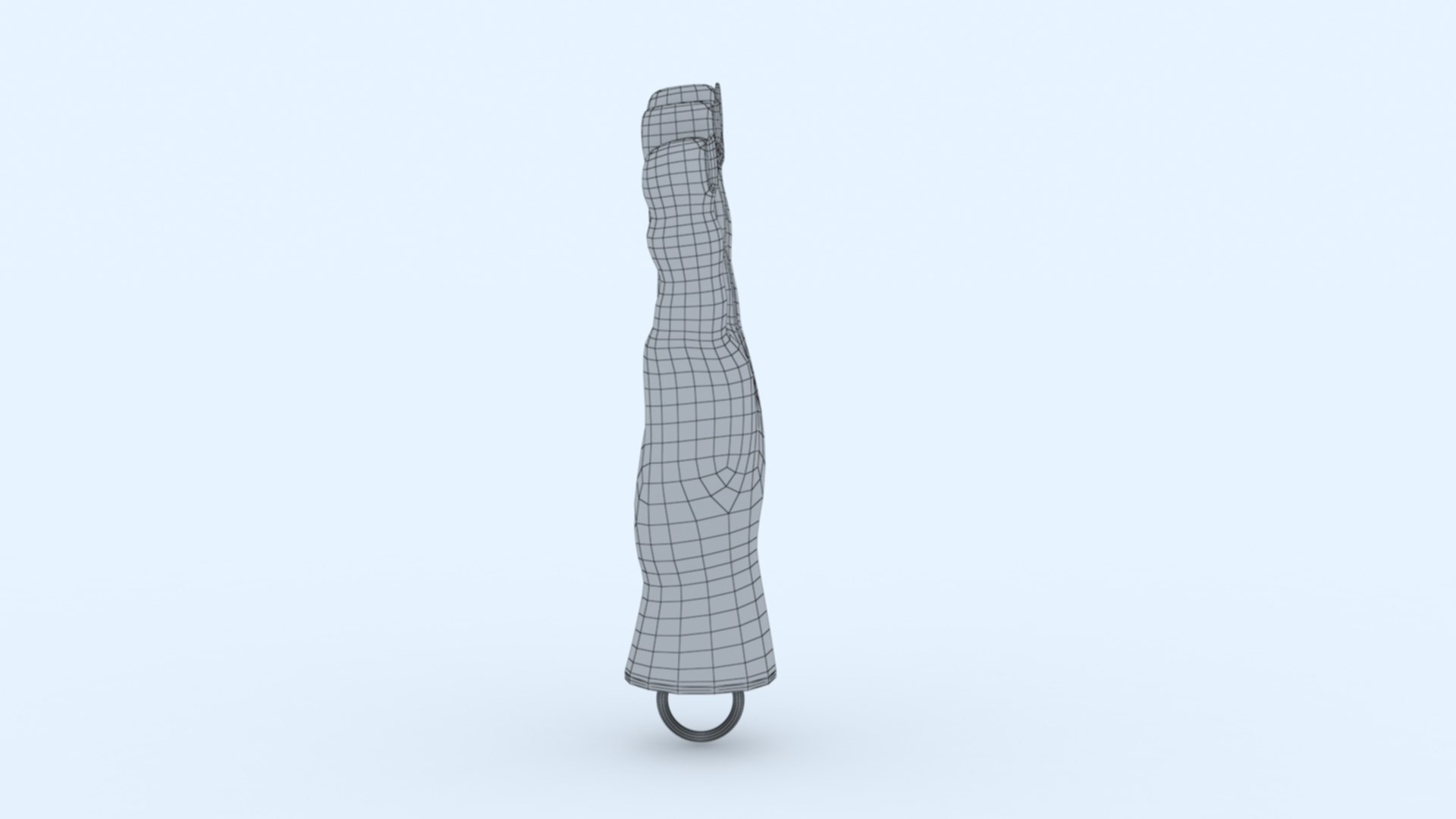 Hand Keychain 3D Model - TurboSquid 1892280