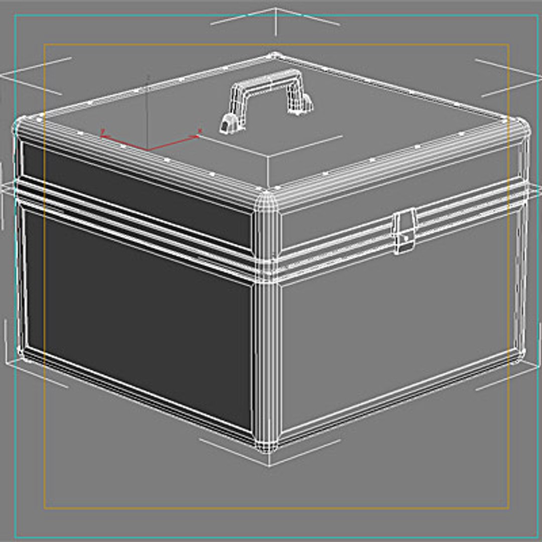 3d Box Case Model
