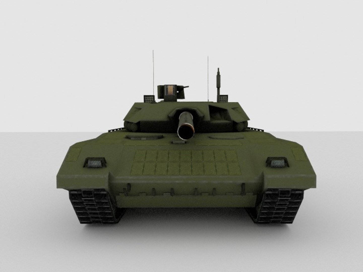 3d T-14 Armata Russian Tank