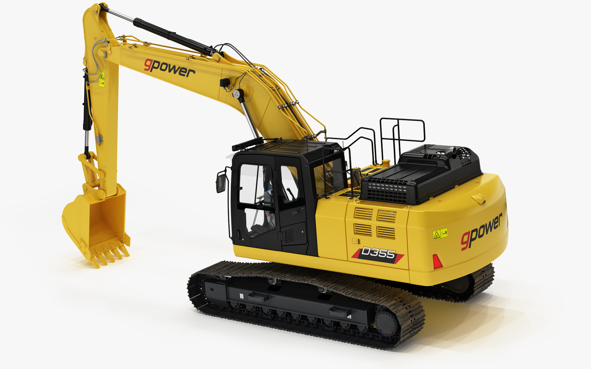 Excavator Tracked Generic v33Dモデル - TurboSquid 2033530