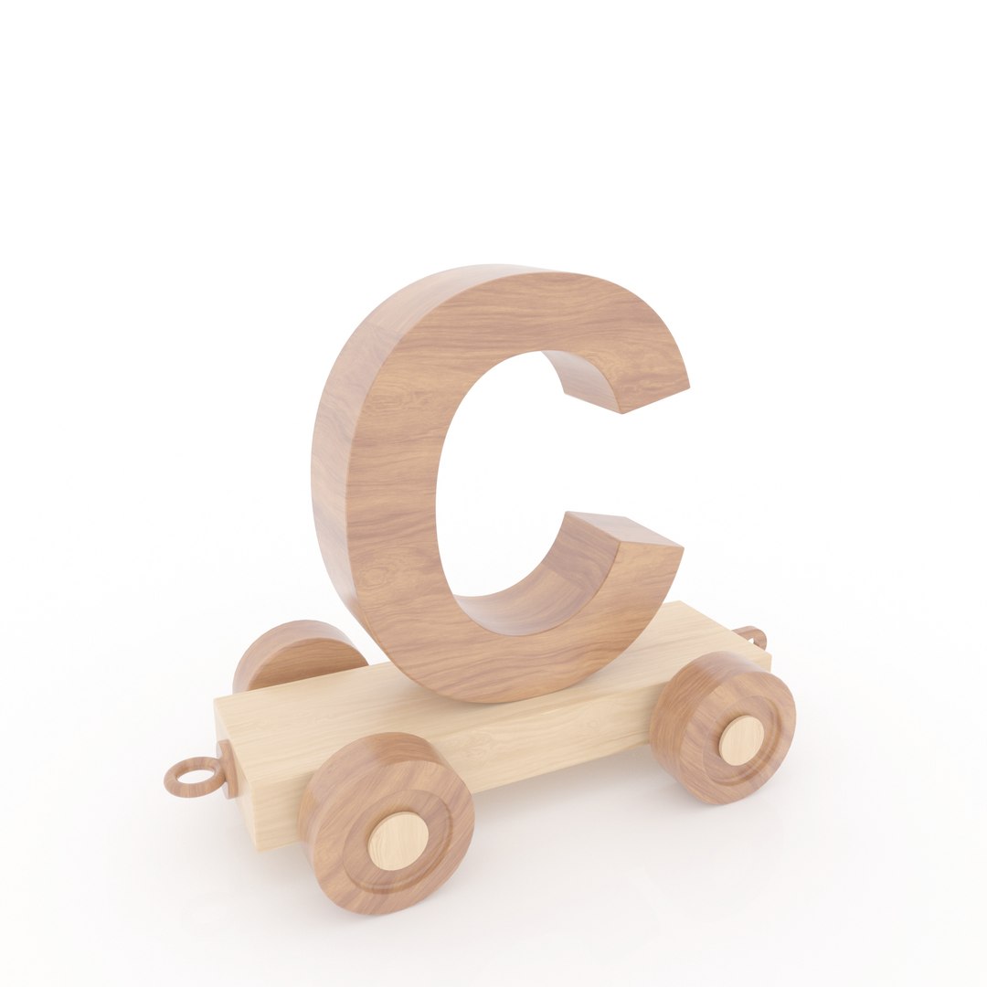 3D Model Letter C Car - TurboSquid 1559537