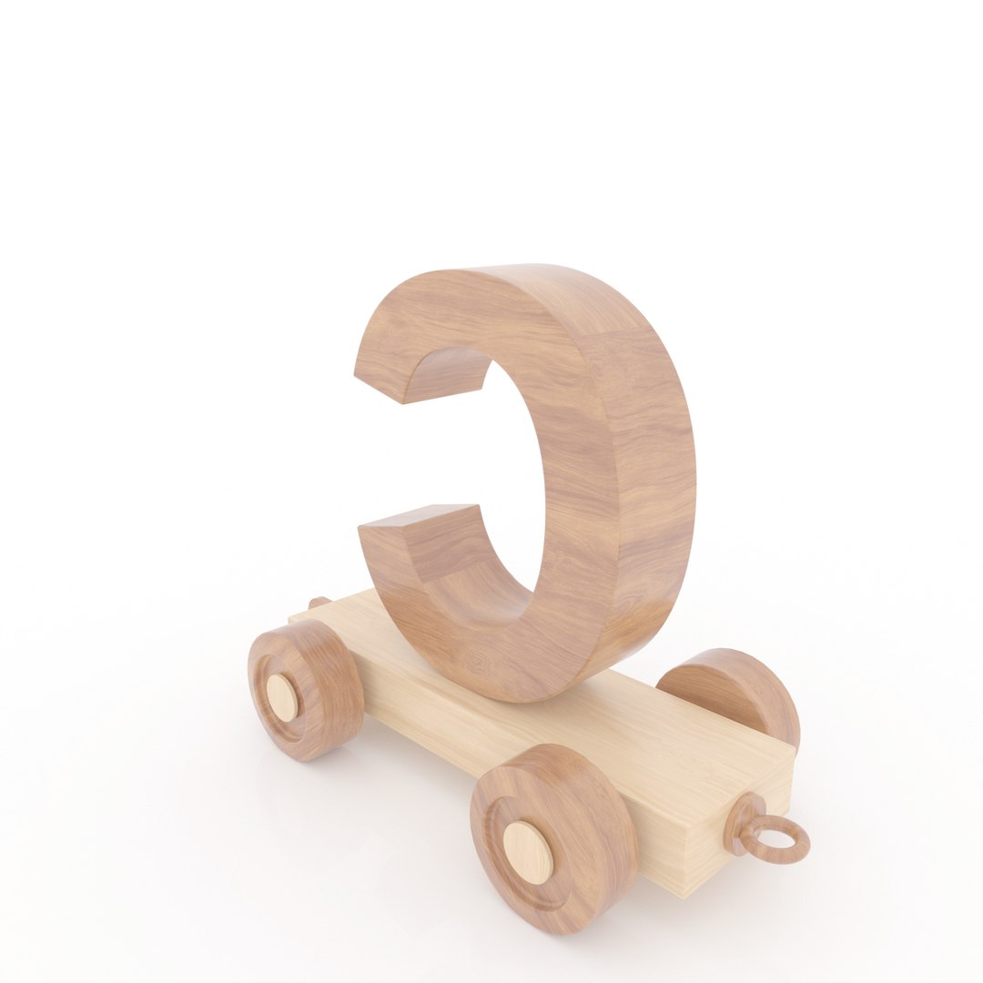 3D Model Letter C Car - TurboSquid 1559537