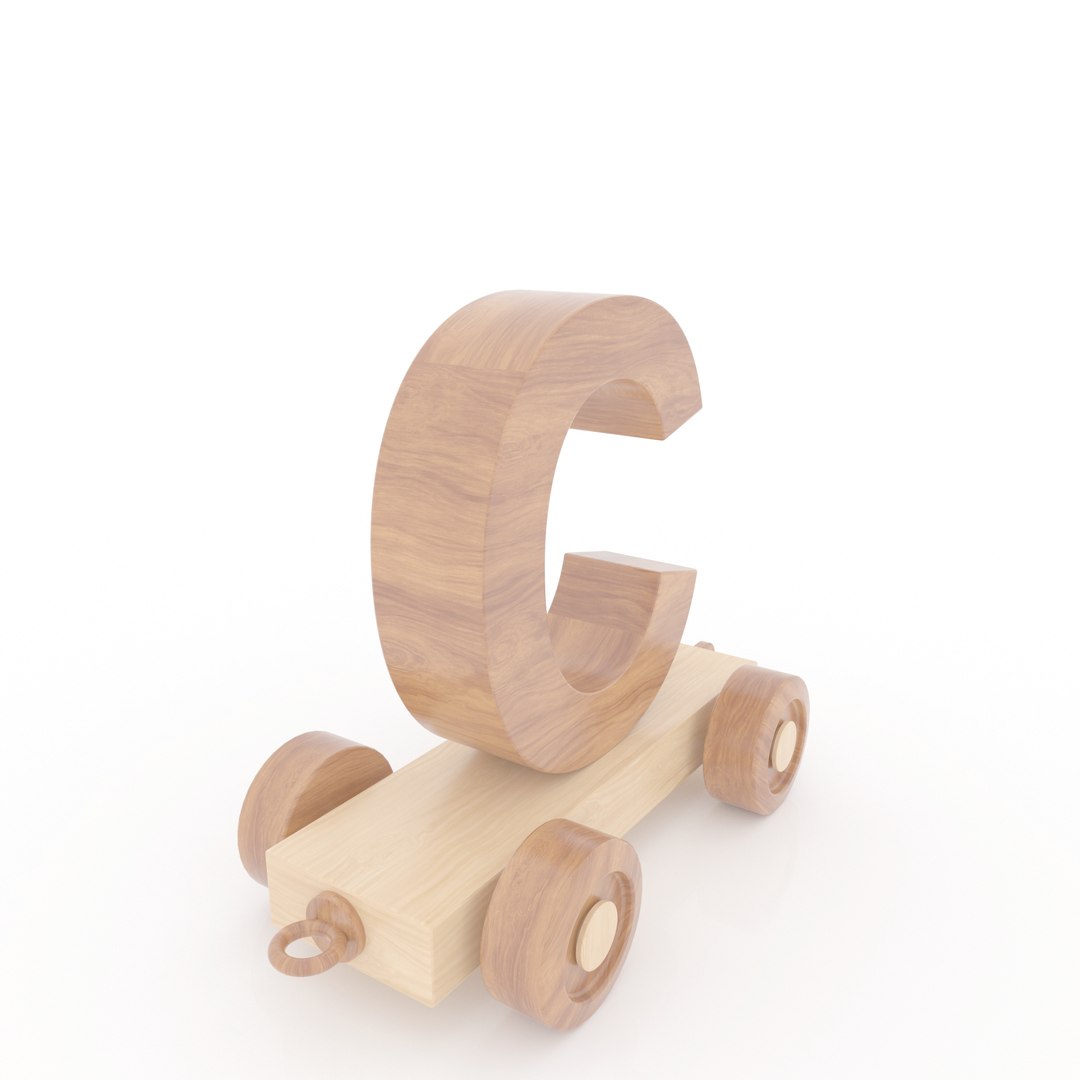 3D Model Letter C Car - TurboSquid 1559537