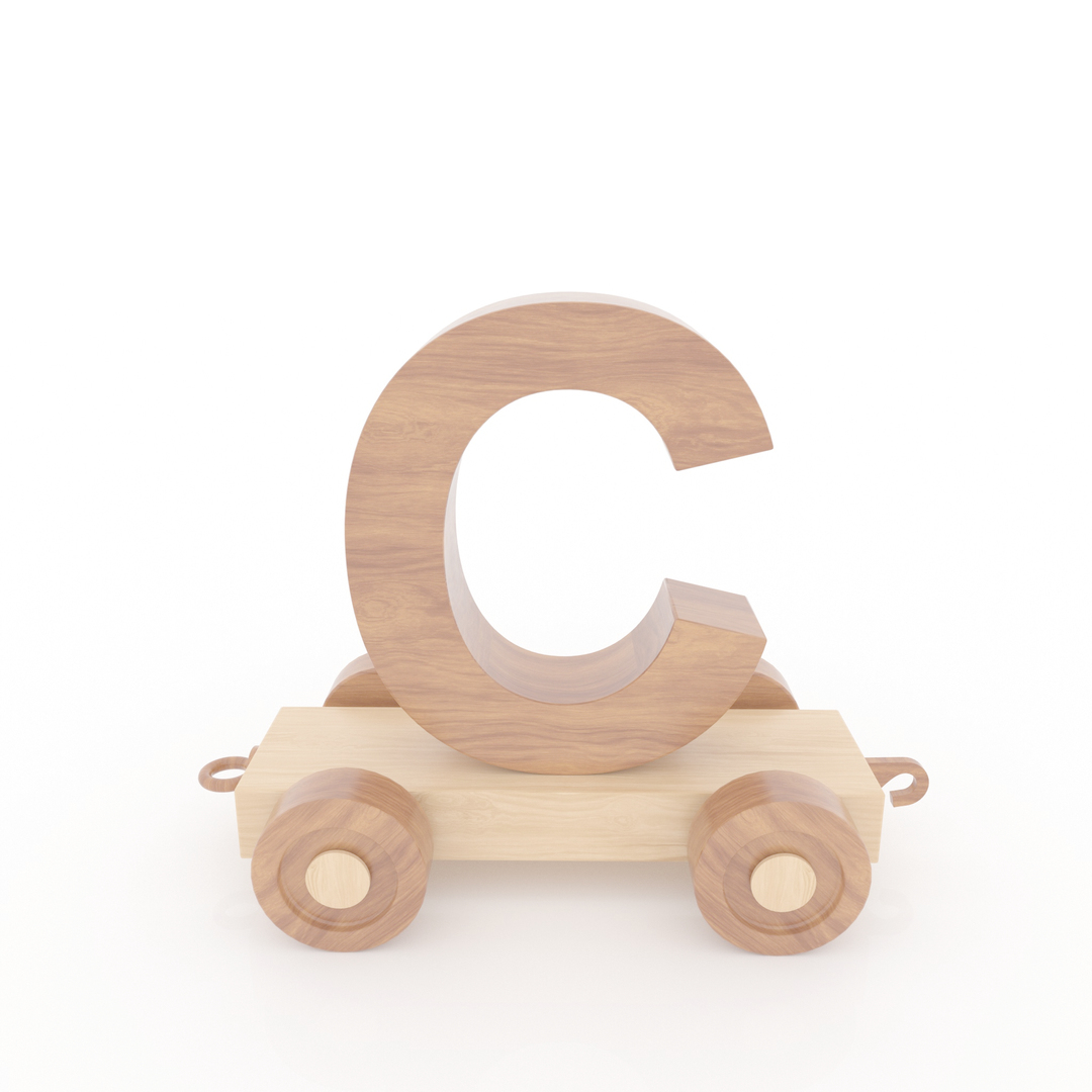 3D Model Letter C Car - TurboSquid 1559537