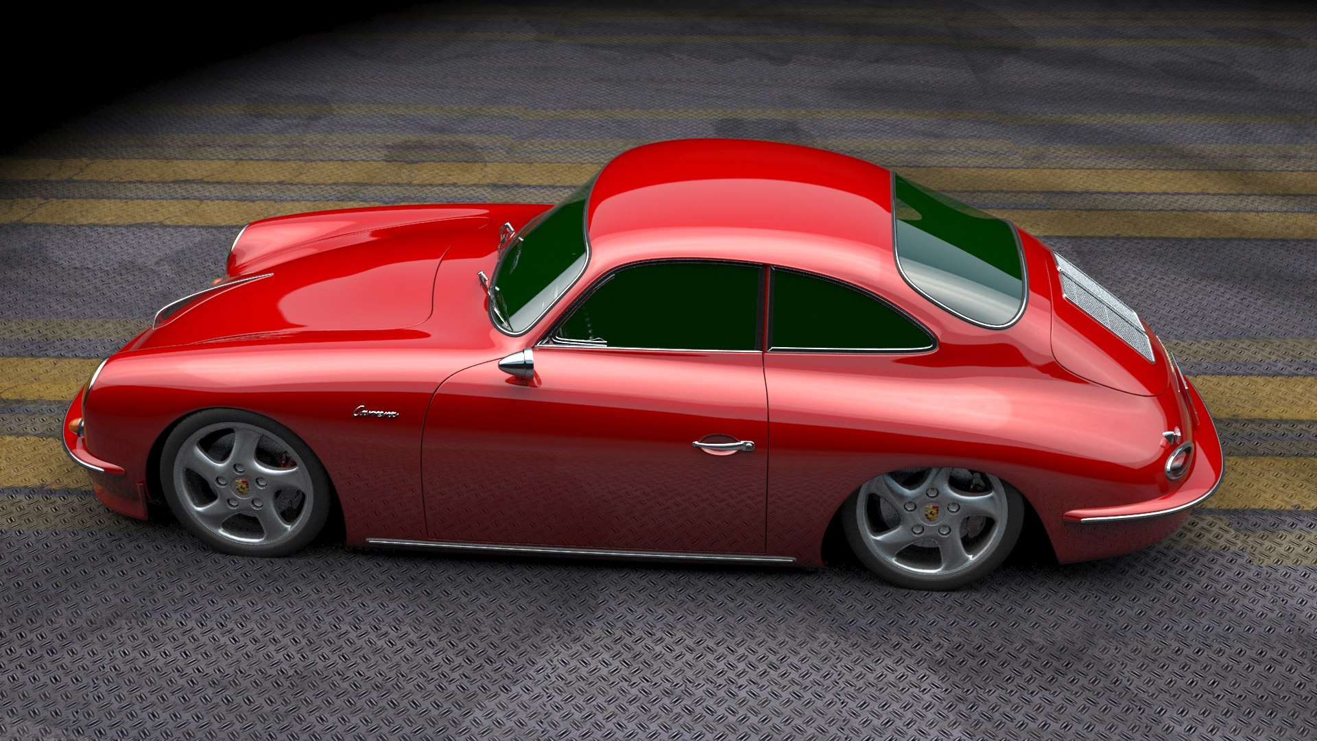 3D Porsche 356 Custom Modified - TurboSquid 1976268