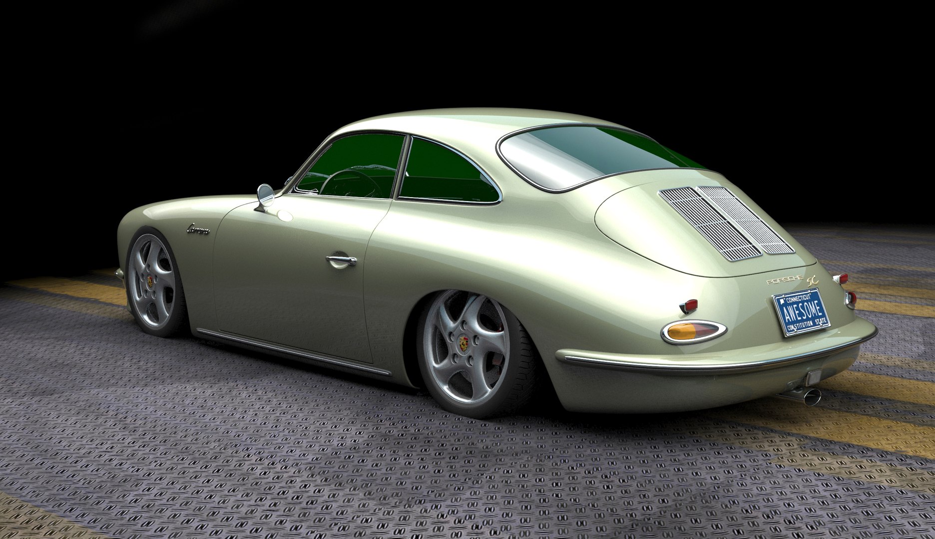 3D Porsche 356 Custom Modified - TurboSquid 1976268