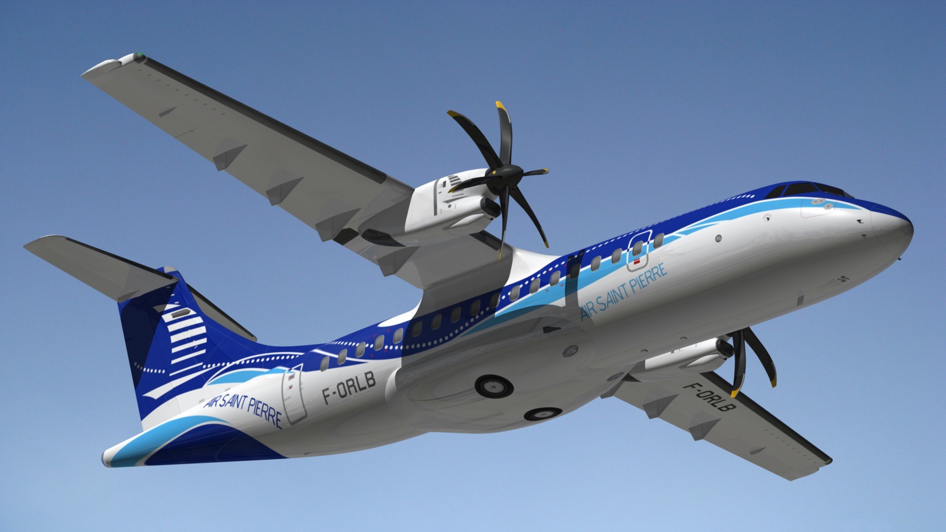 Atr 42 Saint 3D Model - TurboSquid 1683615