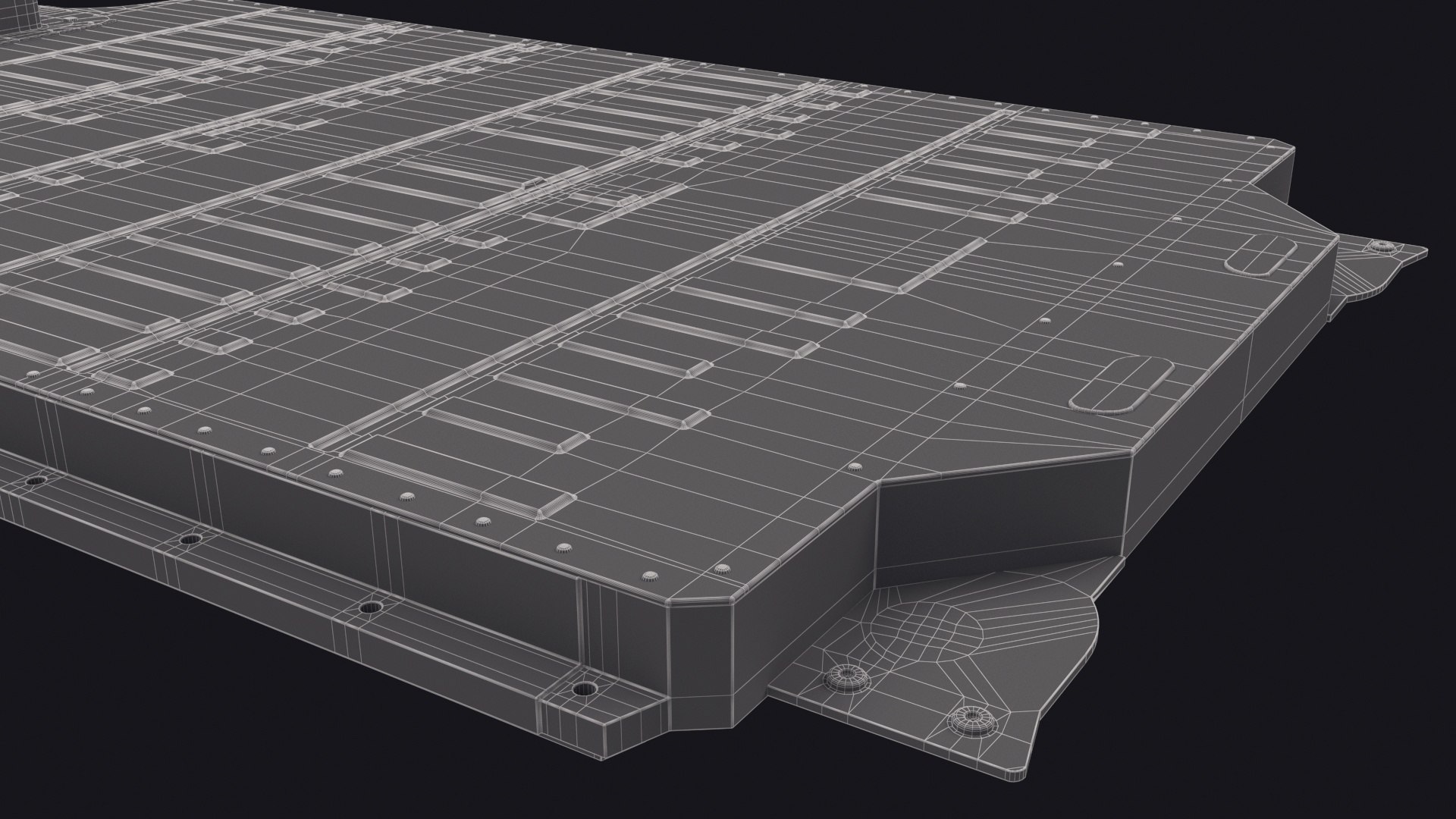 Tesla Model S Battery Pack 3D model - TurboSquid 1948795