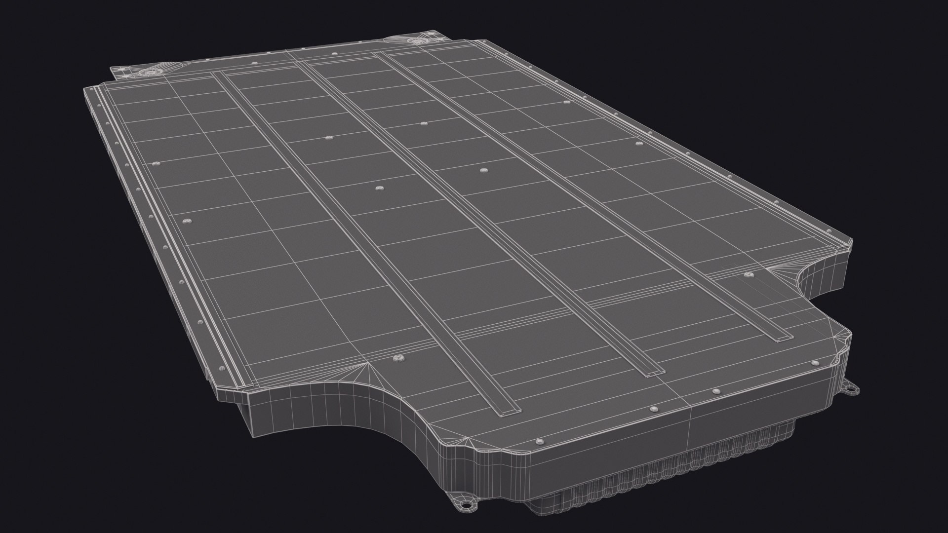 Tesla Model S Battery Pack 3D model - TurboSquid 1948795