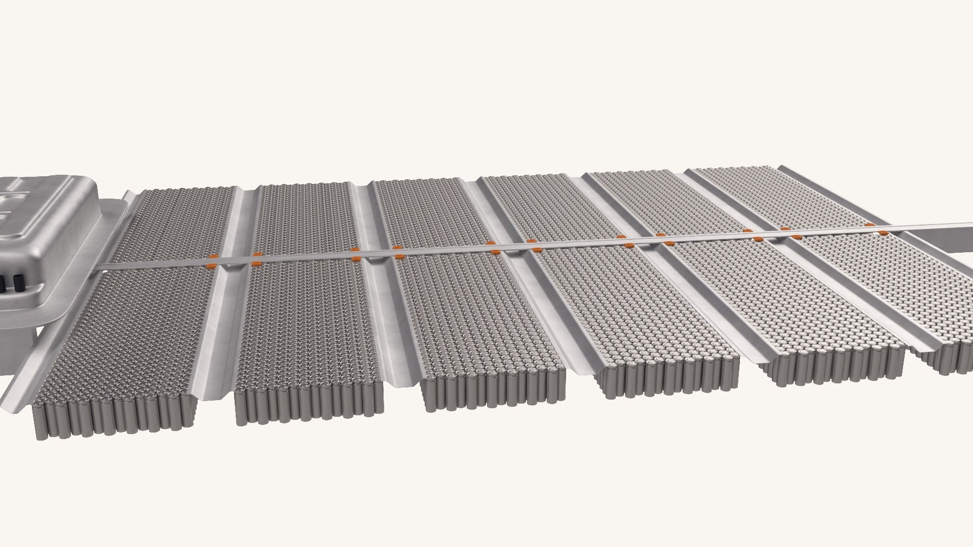 Tesla Model S Battery Pack 3D model - TurboSquid 1948795