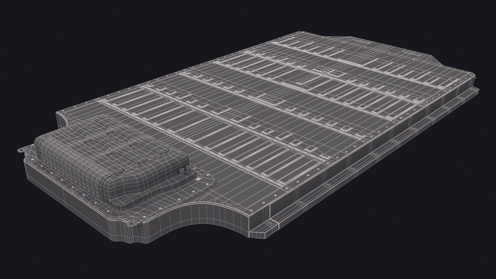 Tesla Model S Battery Pack 3D model - TurboSquid 1948795