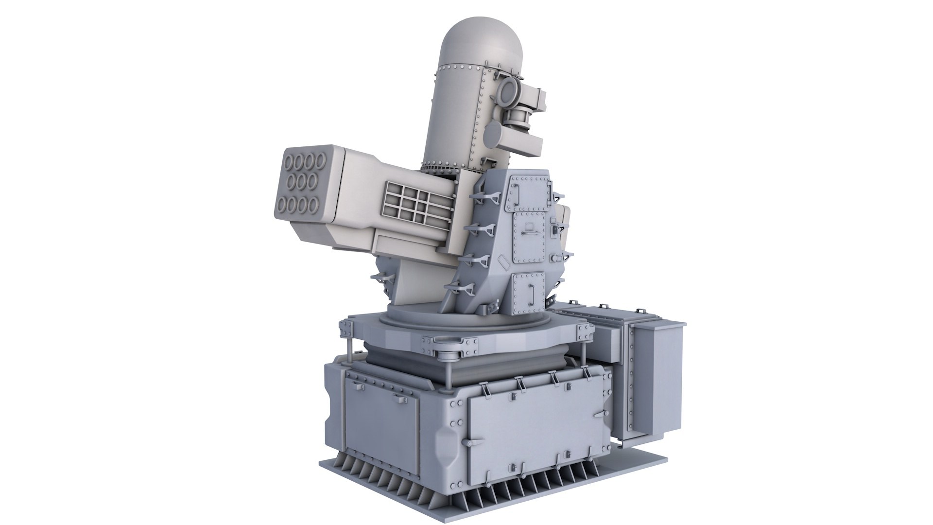3D SeaRAM Ship Defense System Model - TurboSquid 2435847