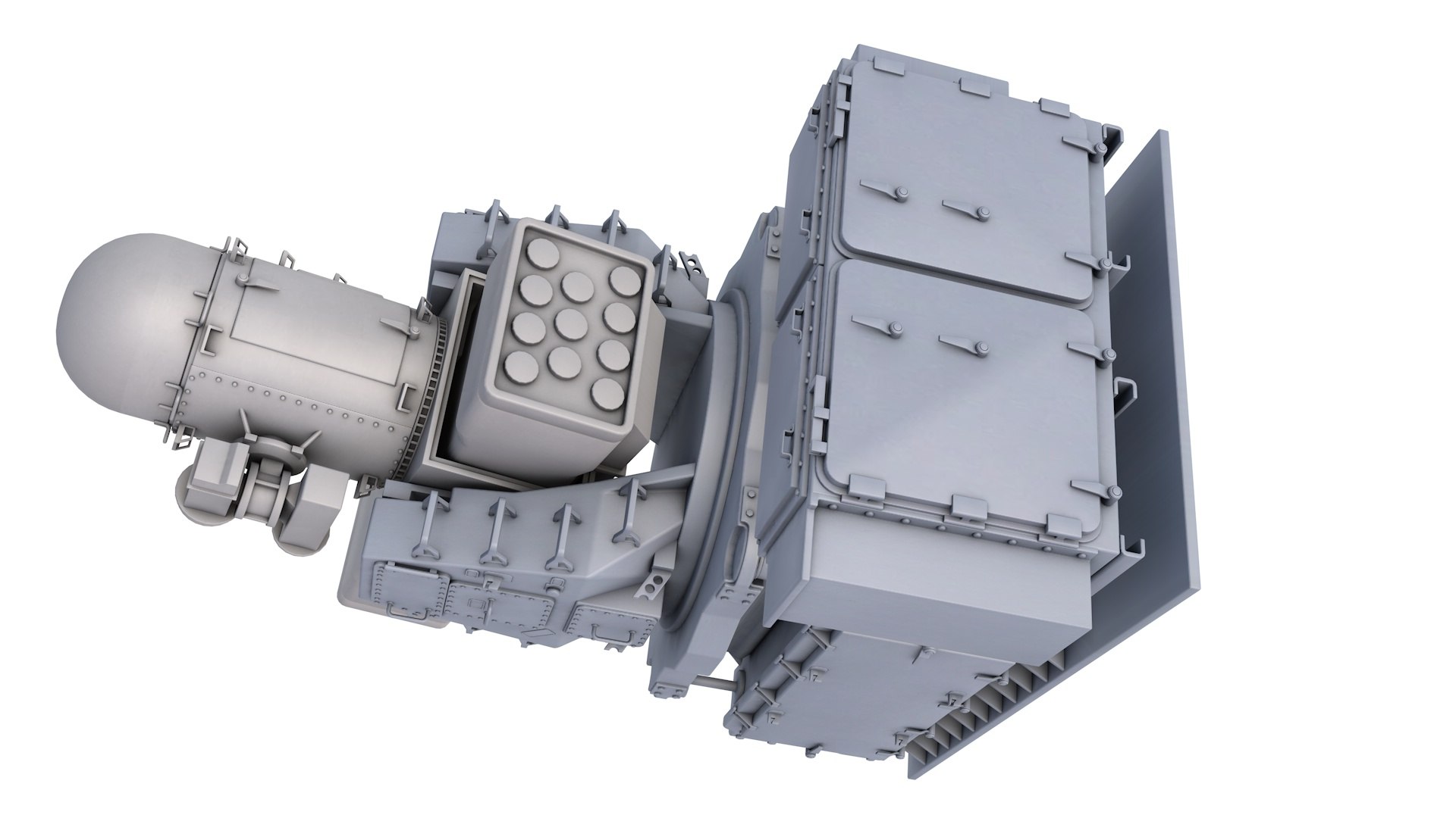 3D SeaRAM Ship Defense System Model - TurboSquid 2435847