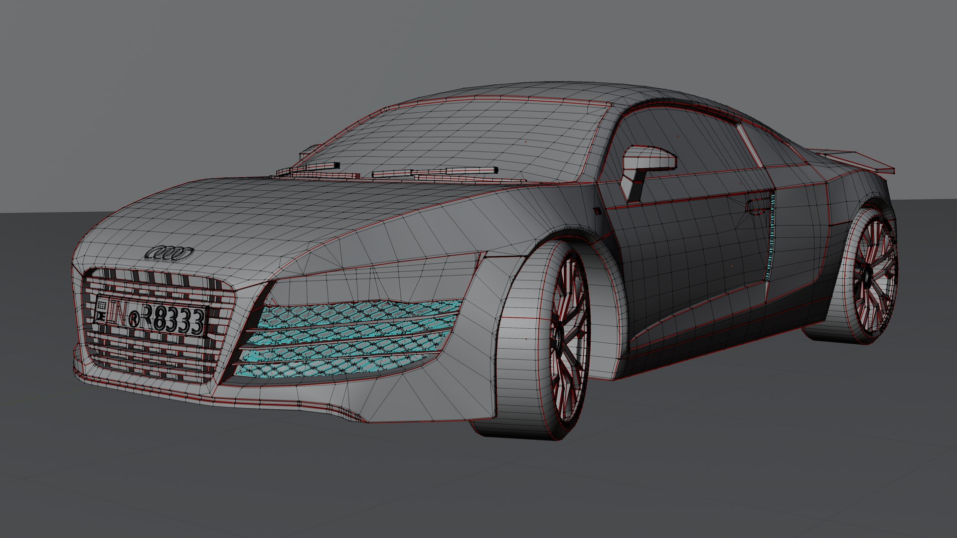 3D Audi R8 V10 3D Model - TurboSquid 2382029
