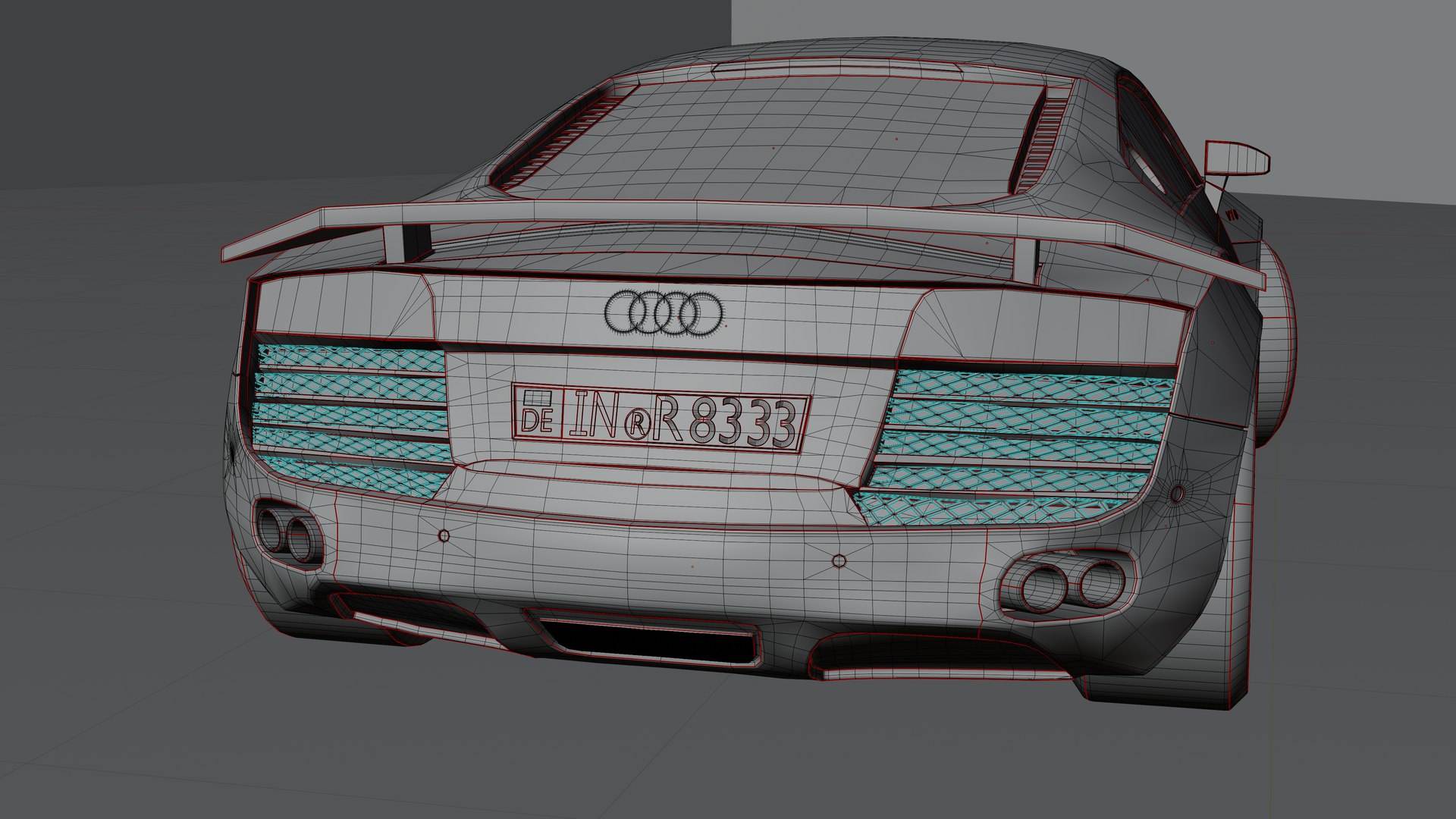 3D Audi R8 V10 3D Model - TurboSquid 2382029