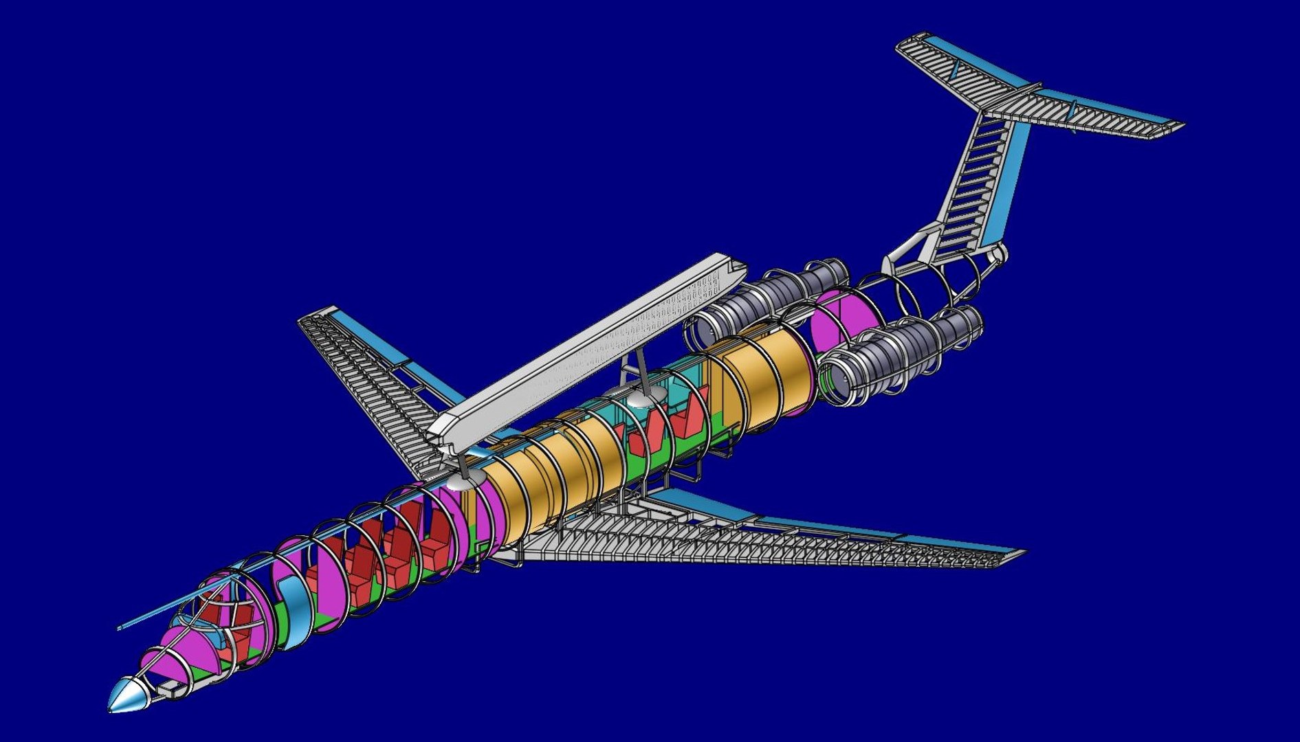 Embraer AEW Solid Assembly Model Model - TurboSquid 1990279