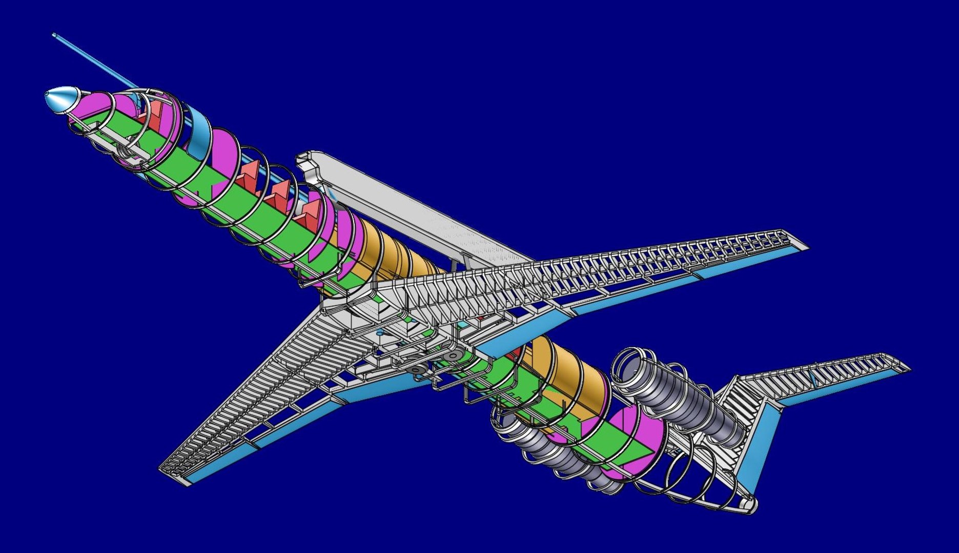 Embraer AEW Solid Assembly Model Model - TurboSquid 1990279
