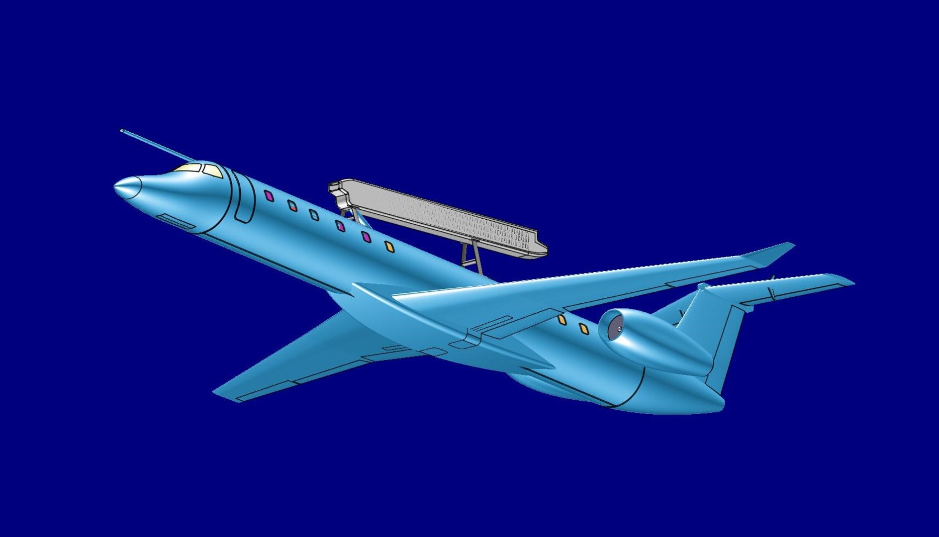 Embraer AEW Solid Assembly Model Model - TurboSquid 1990279