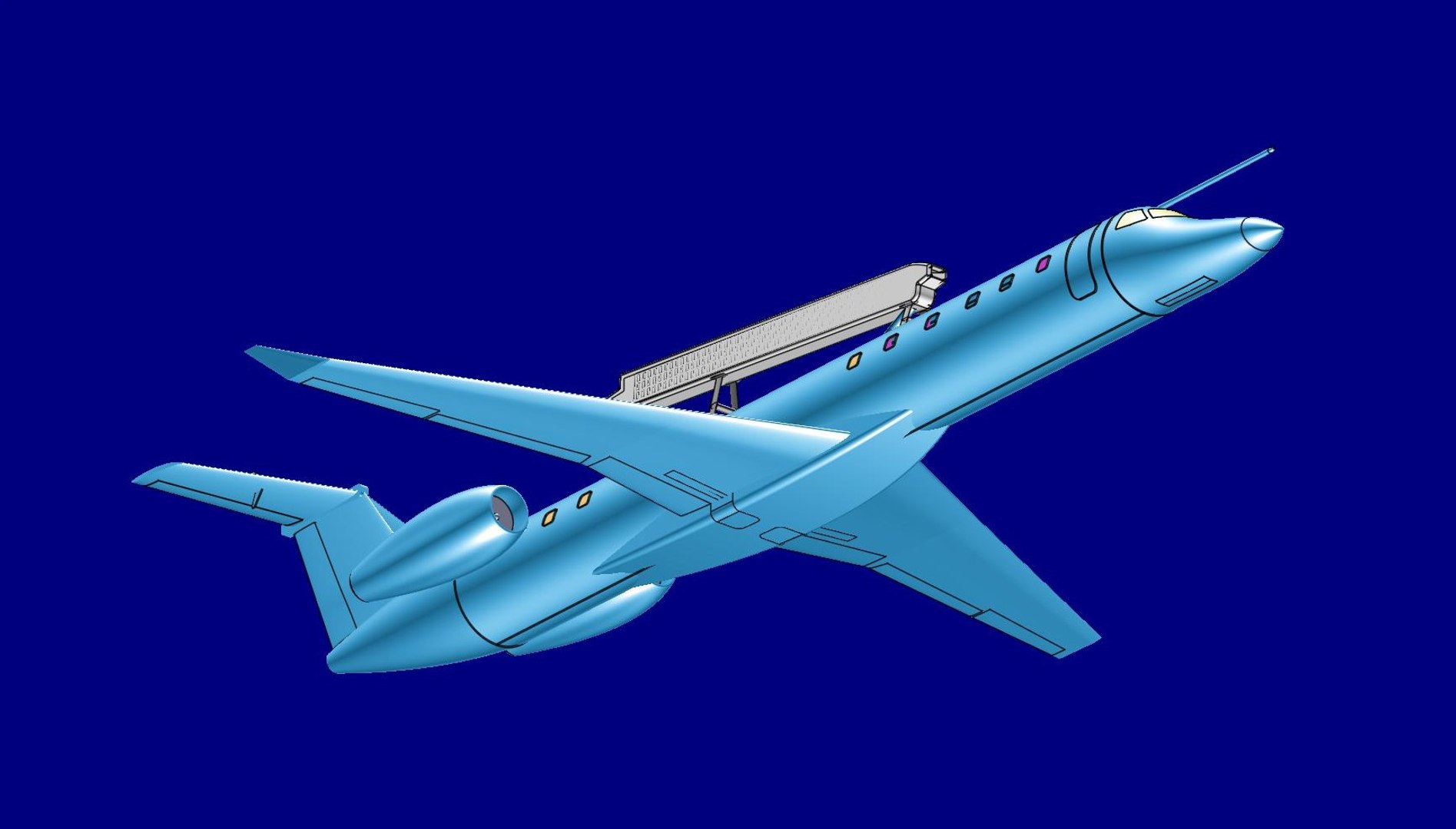 Embraer AEW Solid Assembly Model Model - TurboSquid 1990279