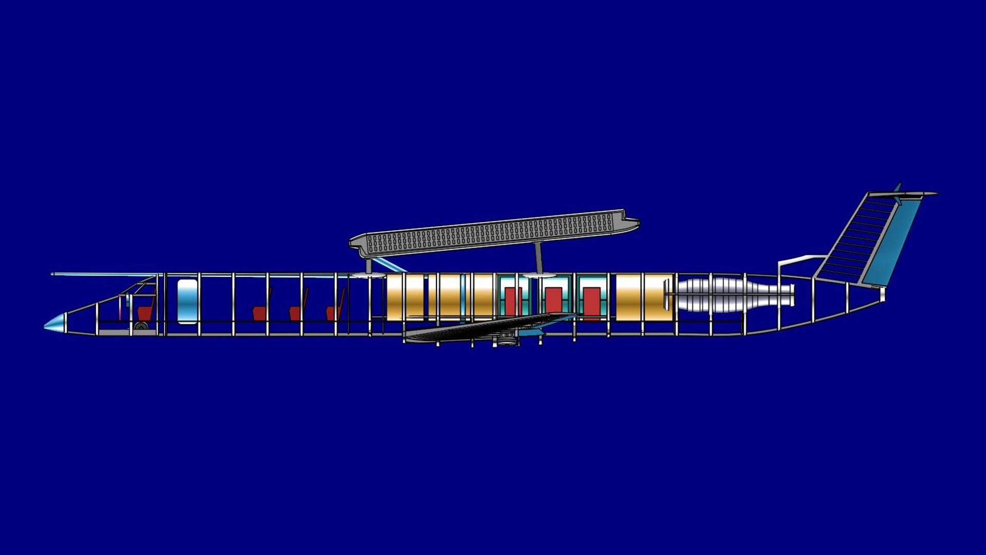 Embraer AEW Solid Assembly Model Model - TurboSquid 1990279