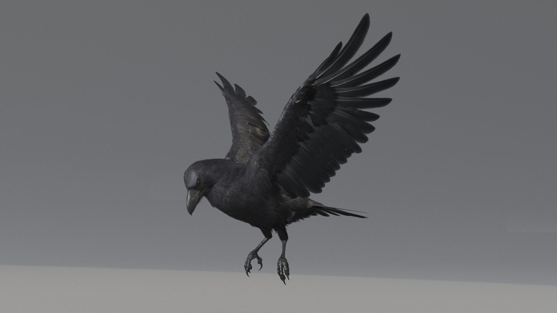 Raven Animated 3D Model - TurboSquid 1830681