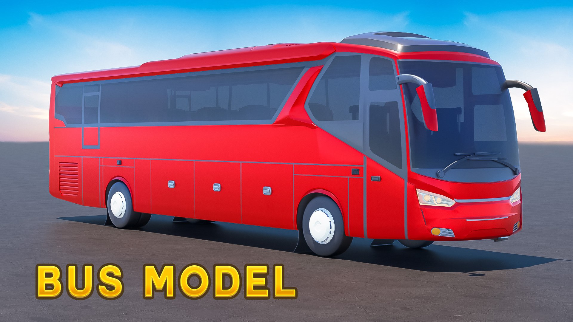Premium High-Poly City Bus 3D Model - Realistic And Detailed 3D Model ...