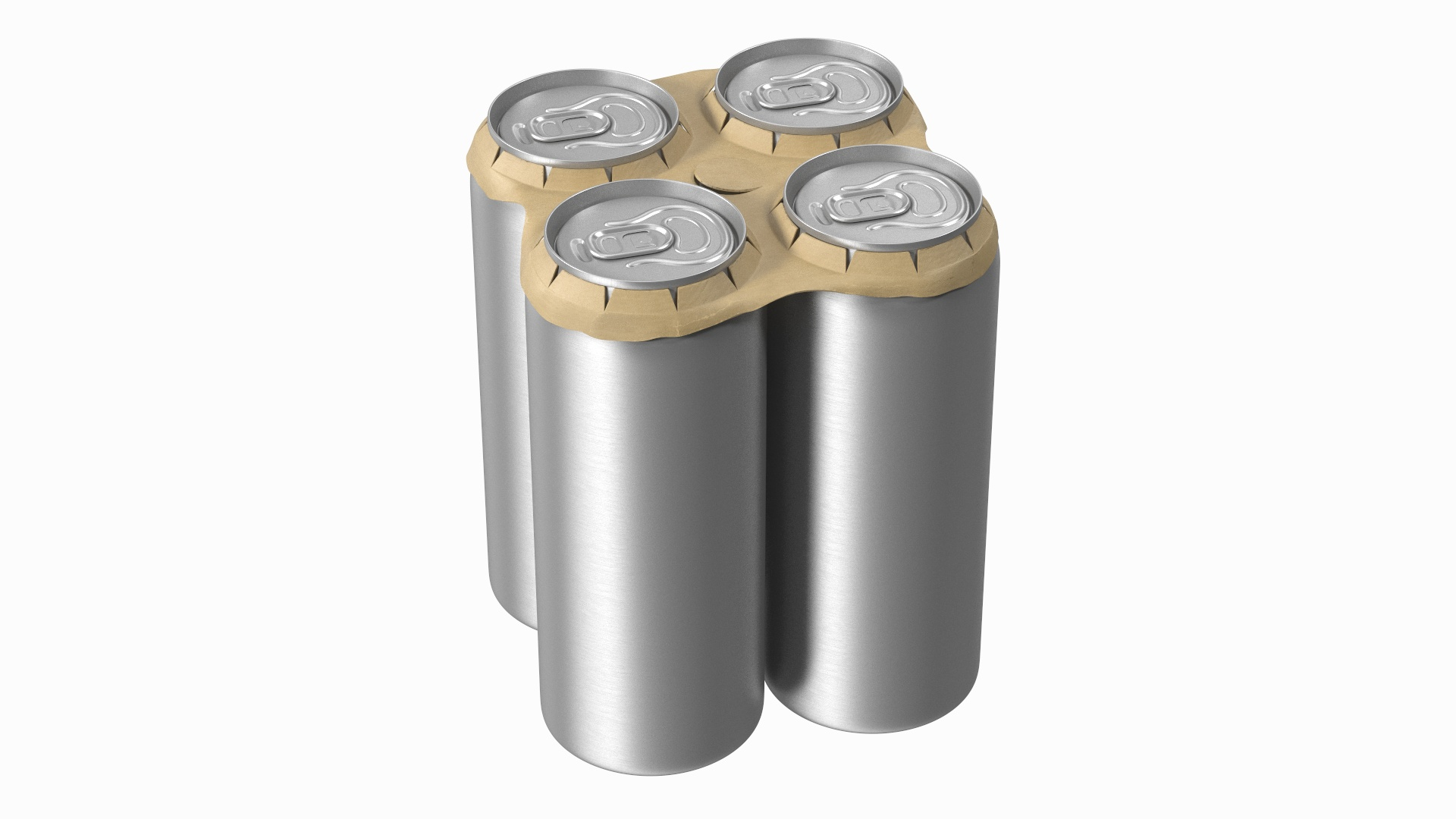 4 Pack Cardboard Large Can Holder 3D Model - TurboSquid 2137047