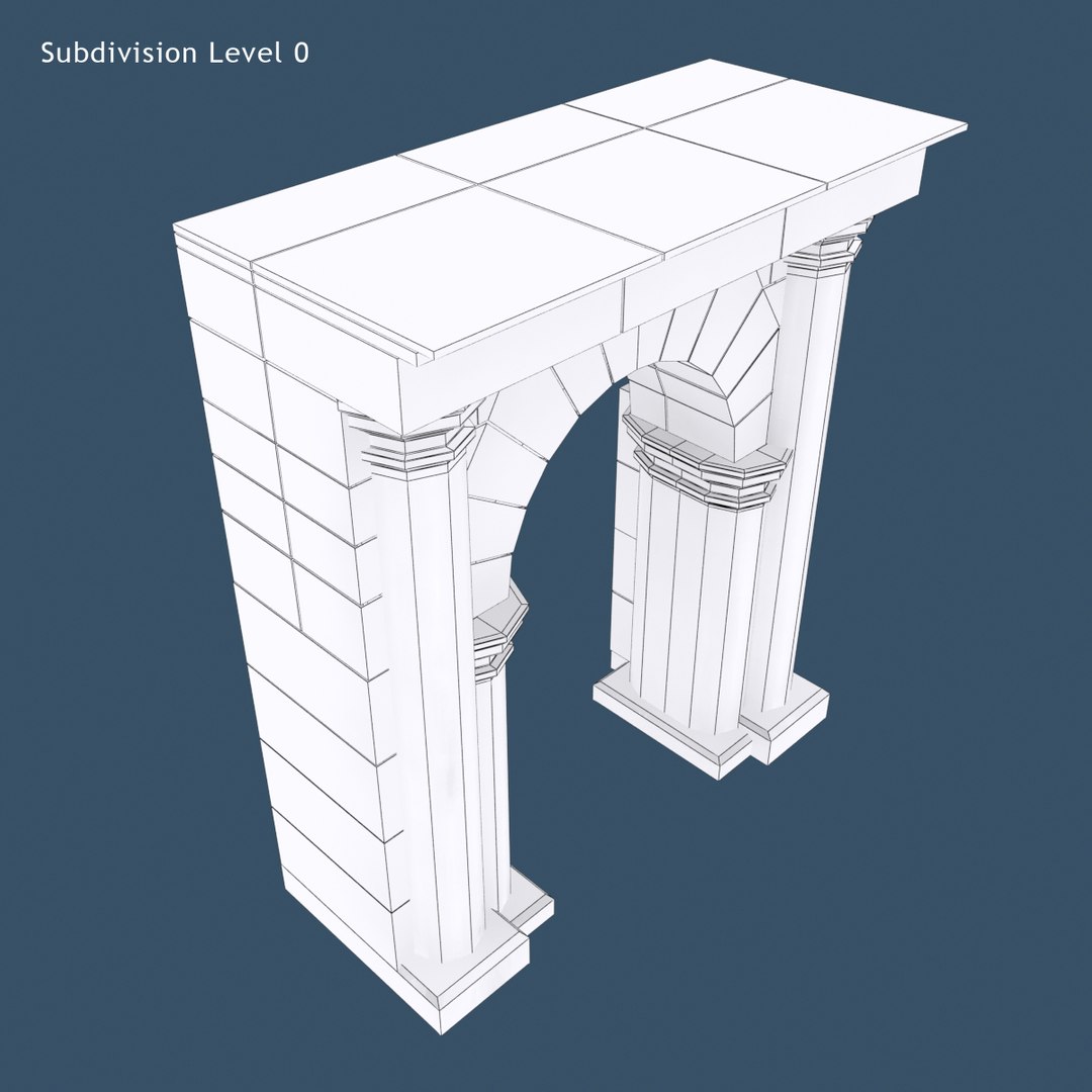 3d Model Arch Opensubdiv