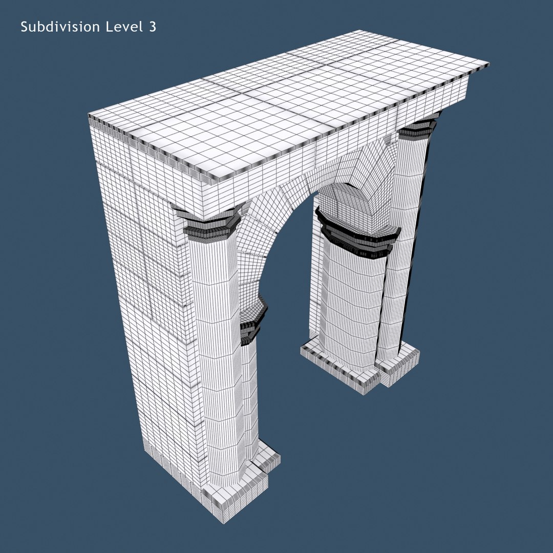 3d Model Arch Opensubdiv